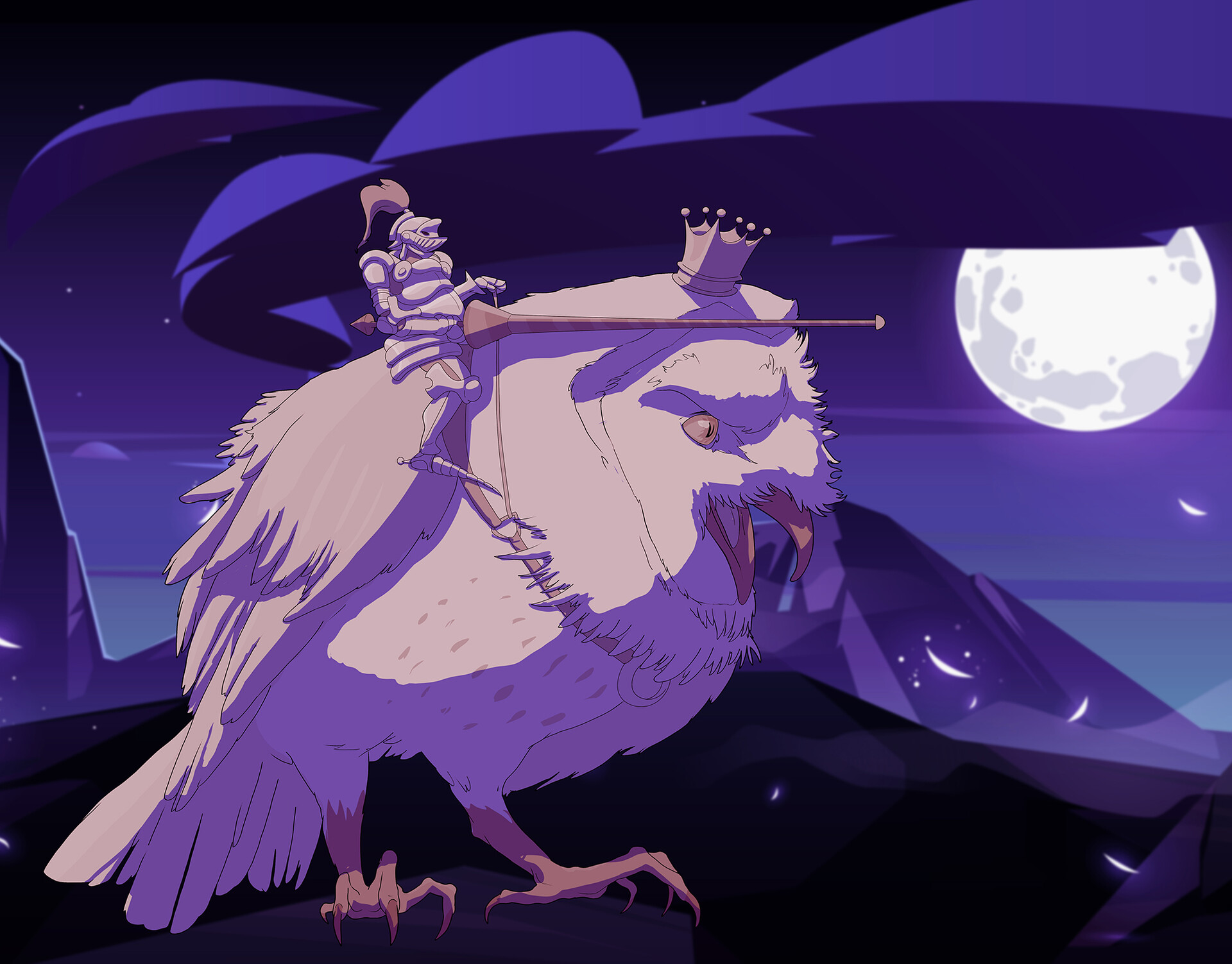 ArtStation - Owl Rider