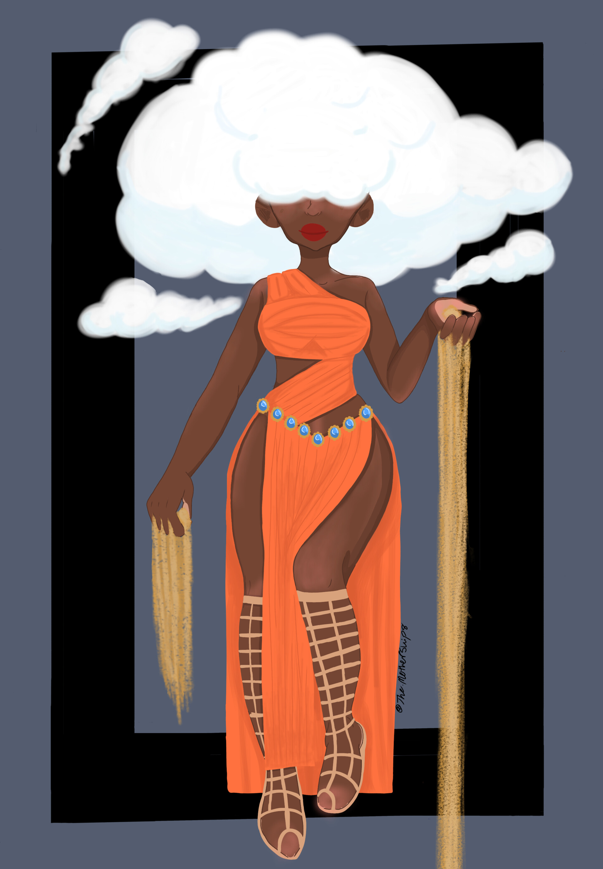 ArtStation - Cloud goddess