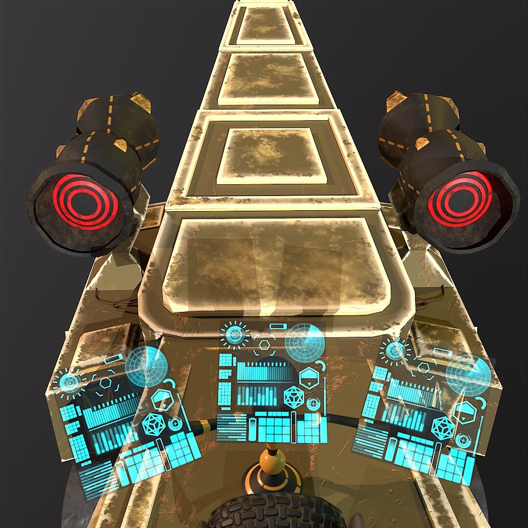 ArtStation - Sci Fi Anti Aircraft