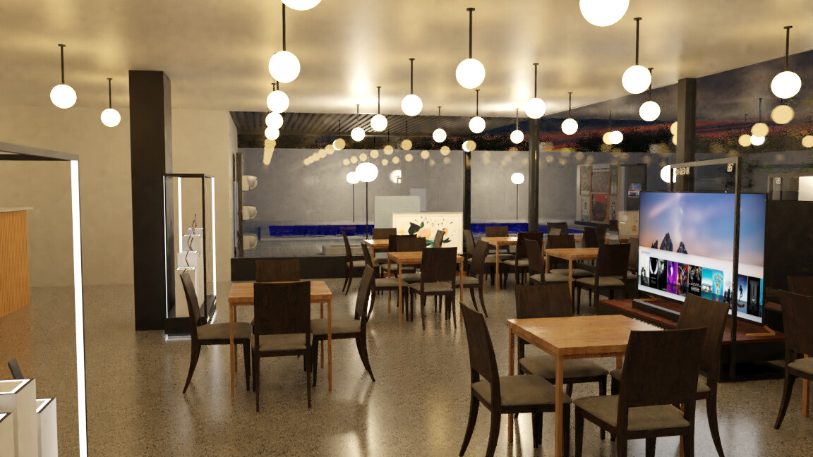 ArtStation - Samsung Premium Experience at Pomona Restaurant Simulation ...