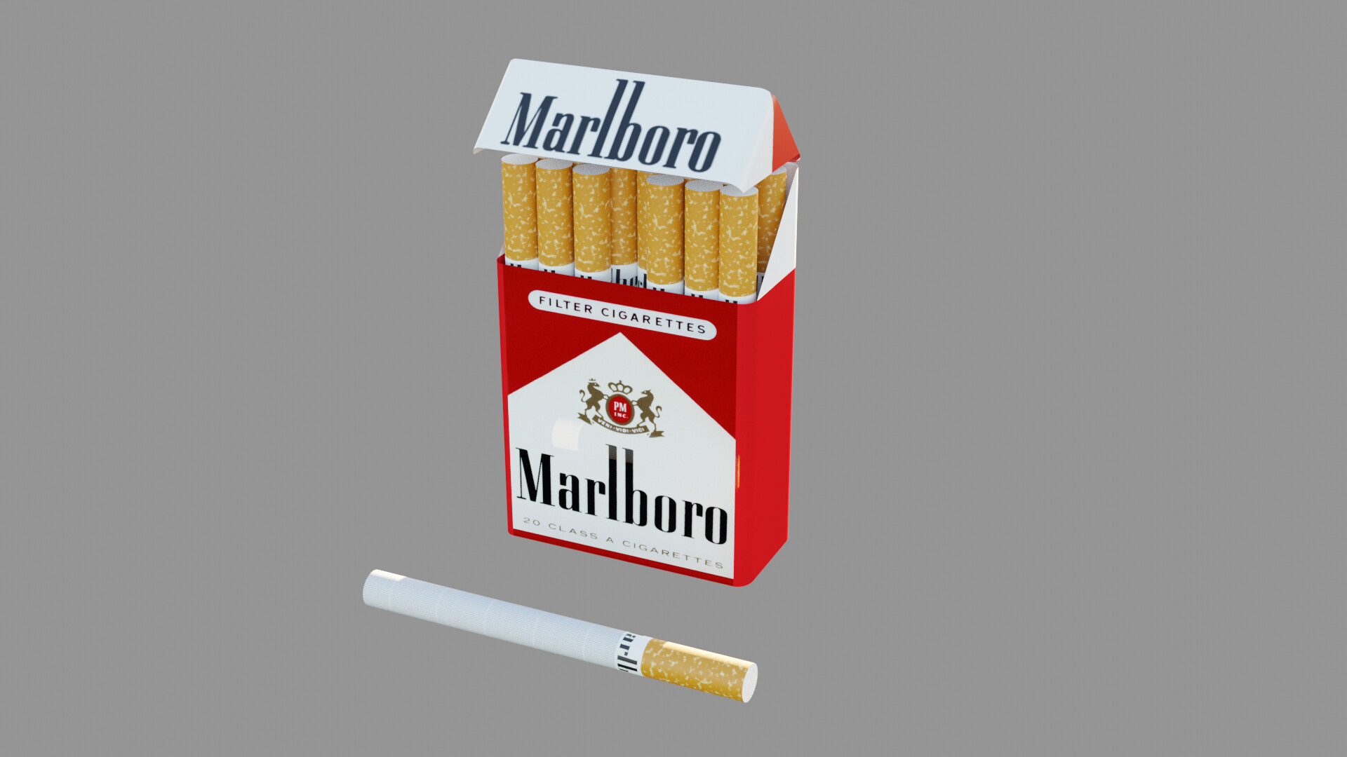 ArtStation - Cigarettes Marlboro