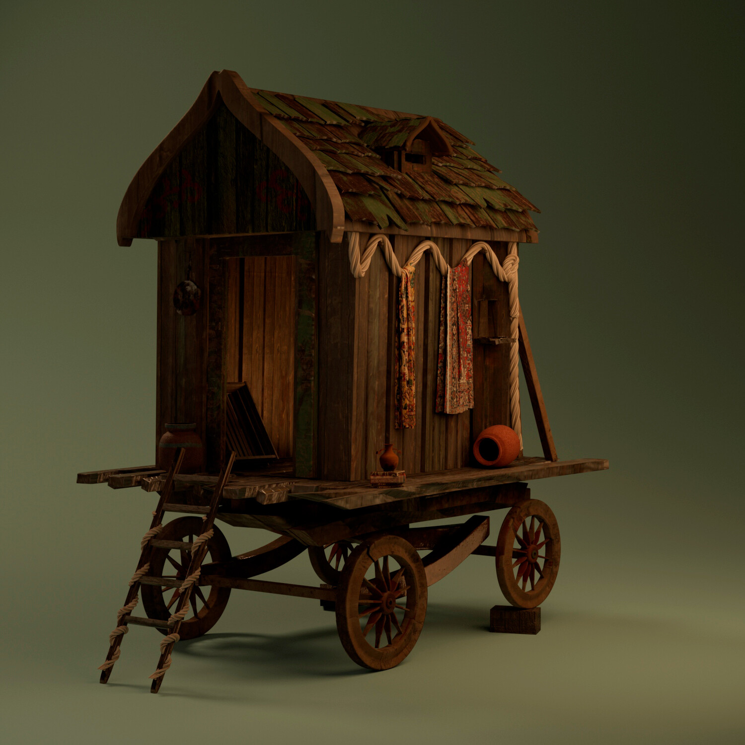 ArtStation - Medieval Carriage