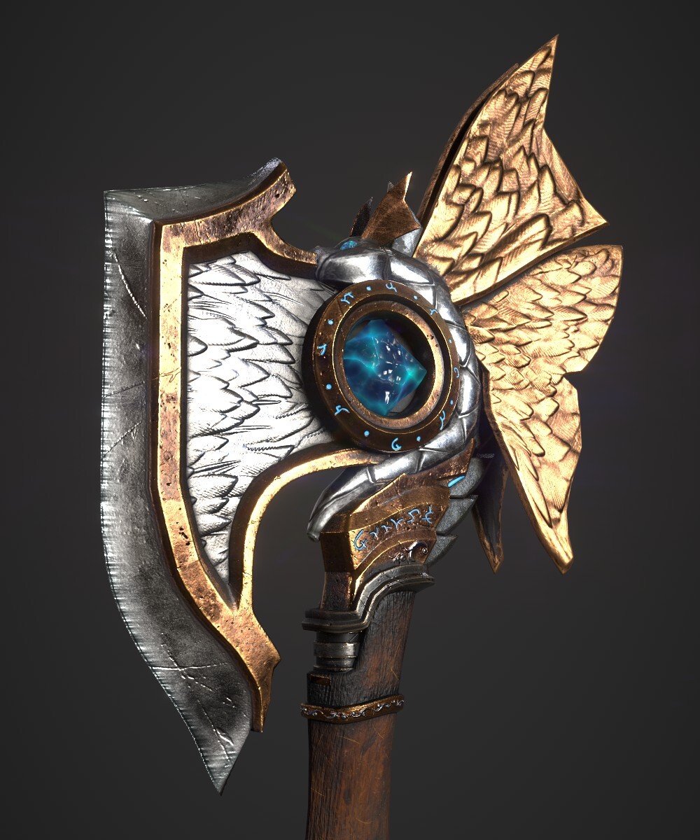 ArtStation - Fantasy Axe