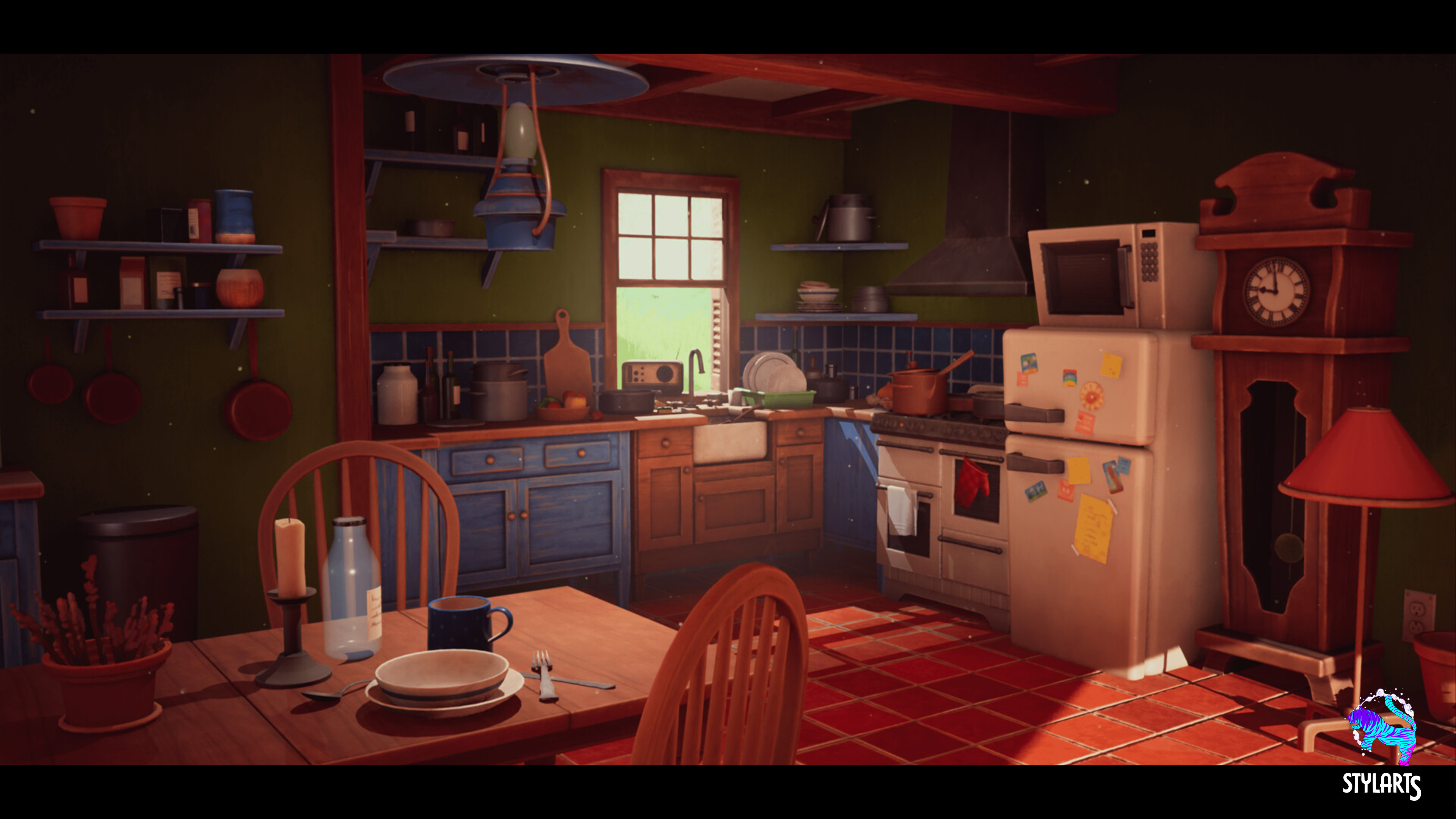 StylArts - Stylized Countryside House Interior