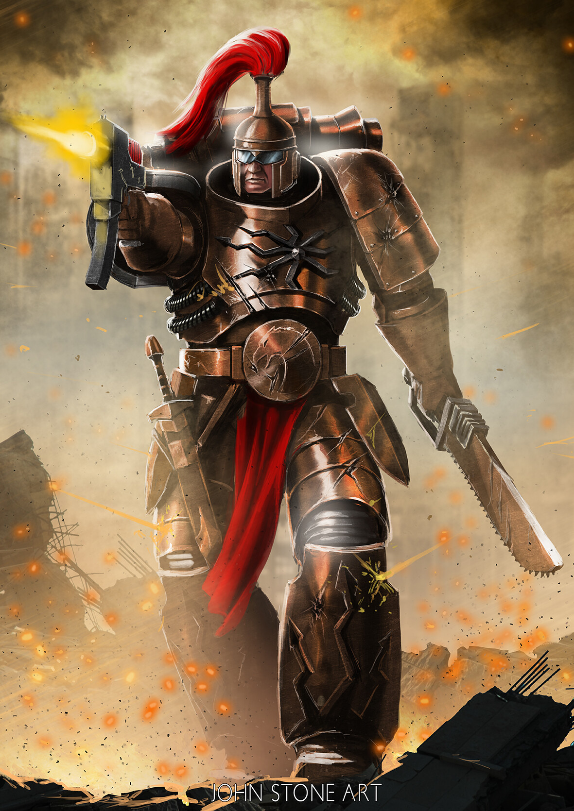 ArtStation - Thunder Warrior