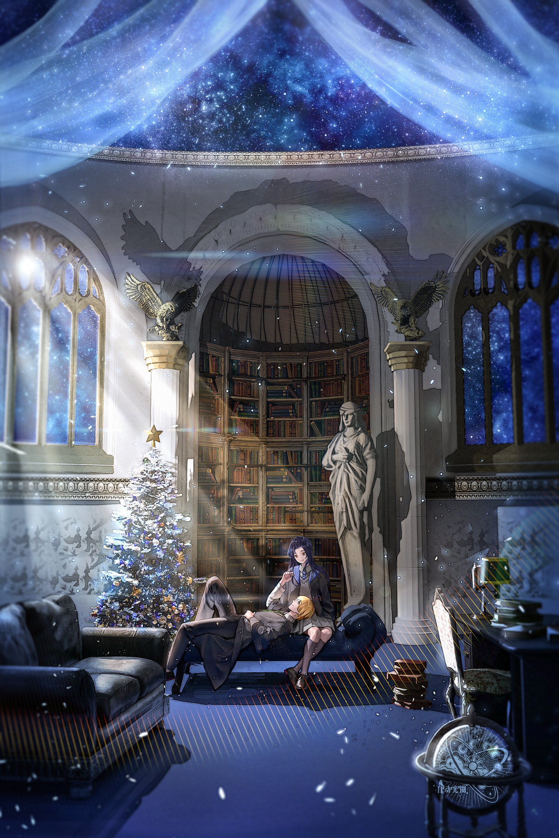 ArtStation - Ravenclaw lounge
