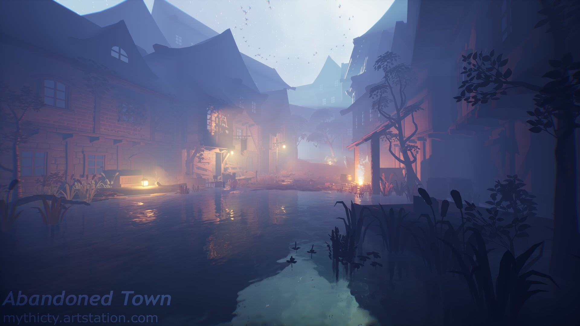 ArtStation - Abandoned Town