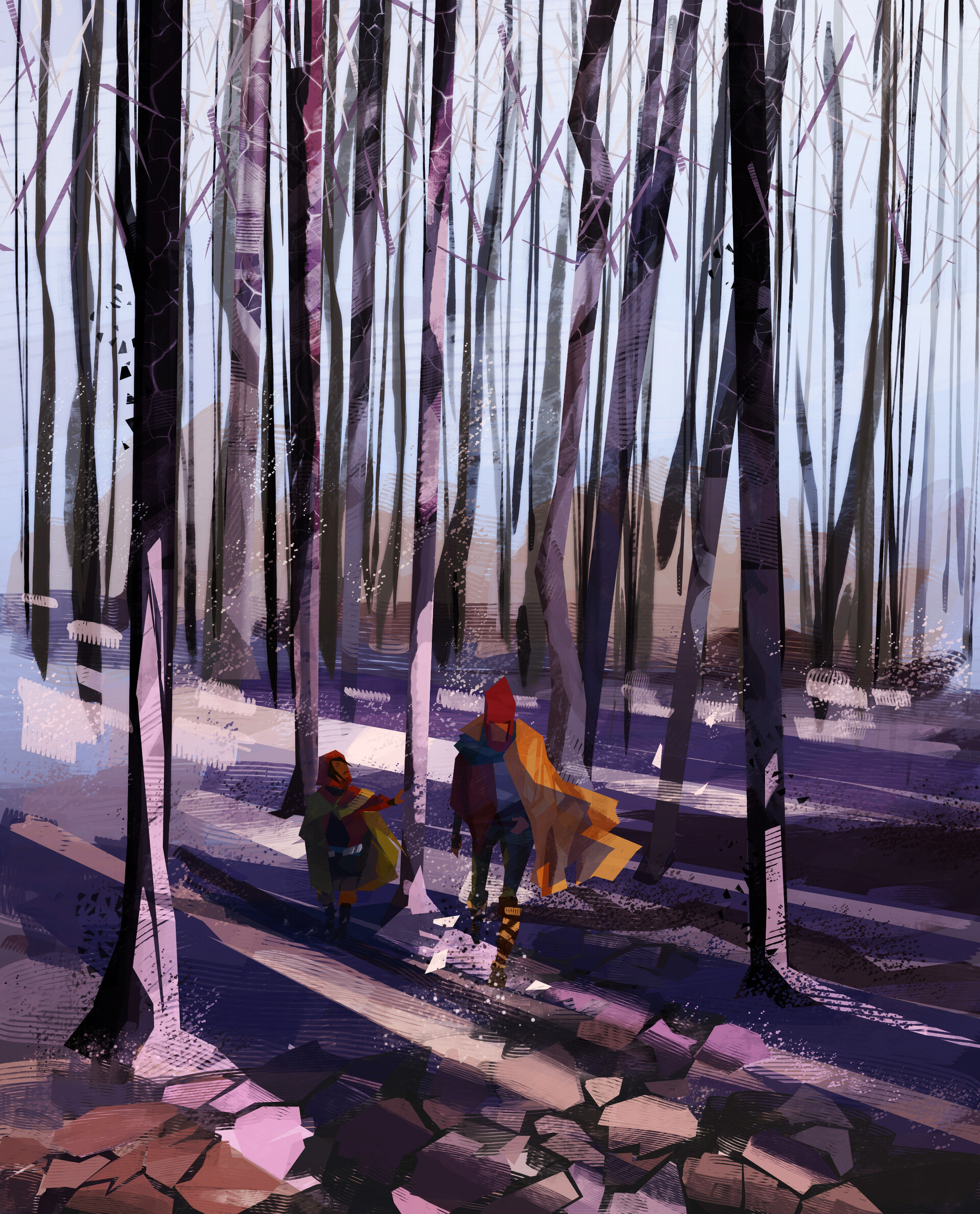 ArtStation - Concept art: ash forest