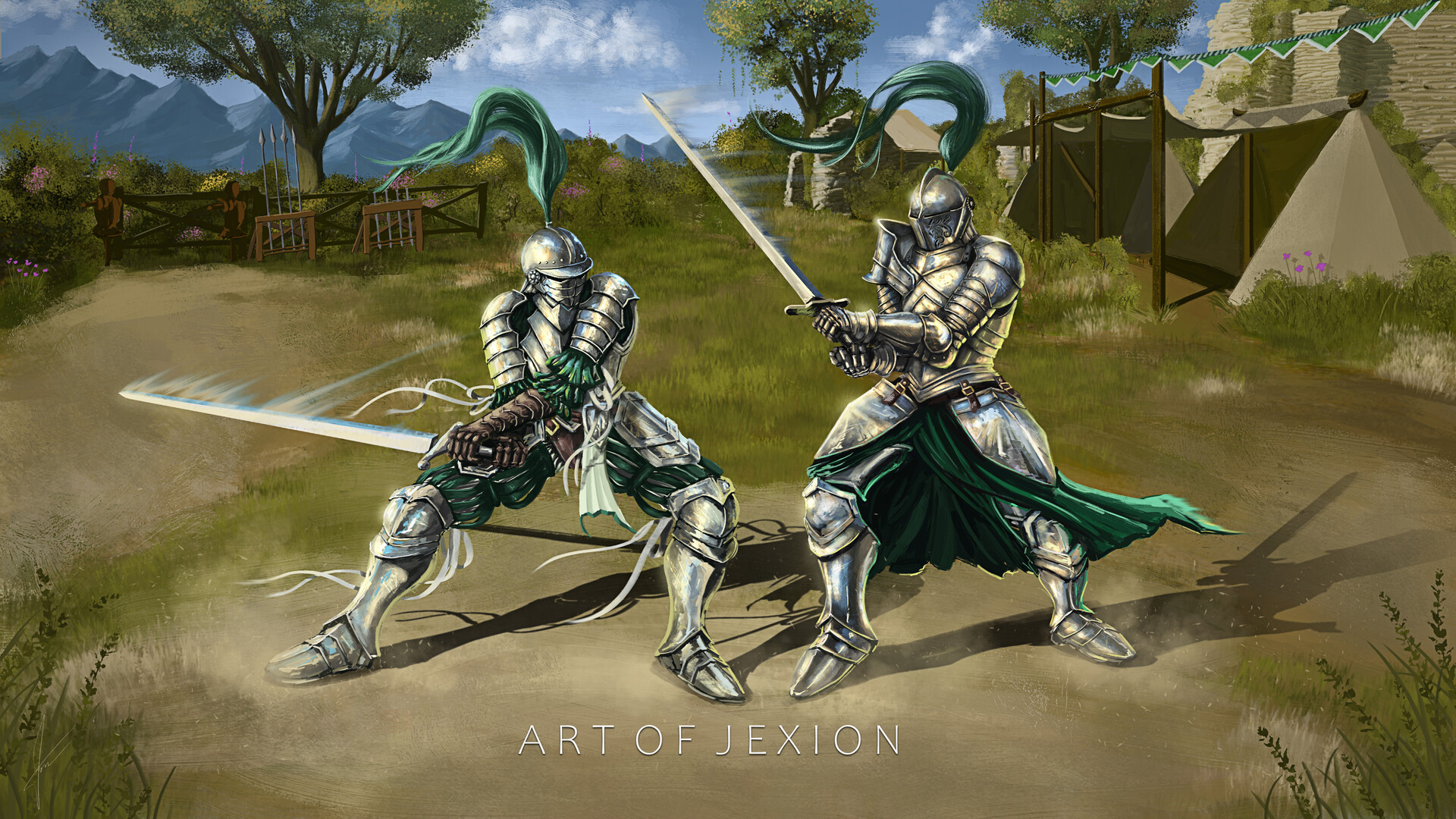 ArtStation - The Duel