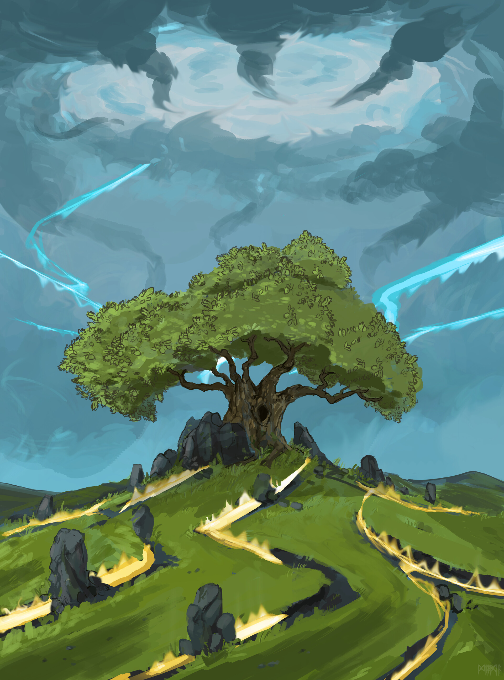 ArtStation - Battle of Elements