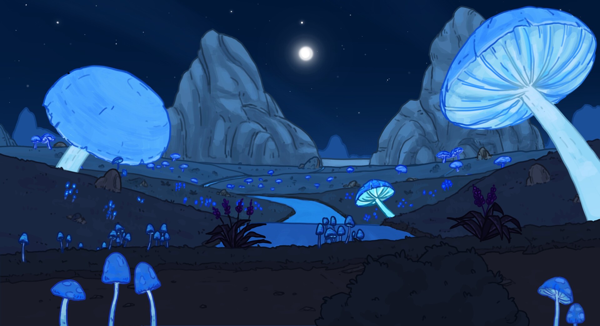 ArtStation - Backgrounds for Short Animation