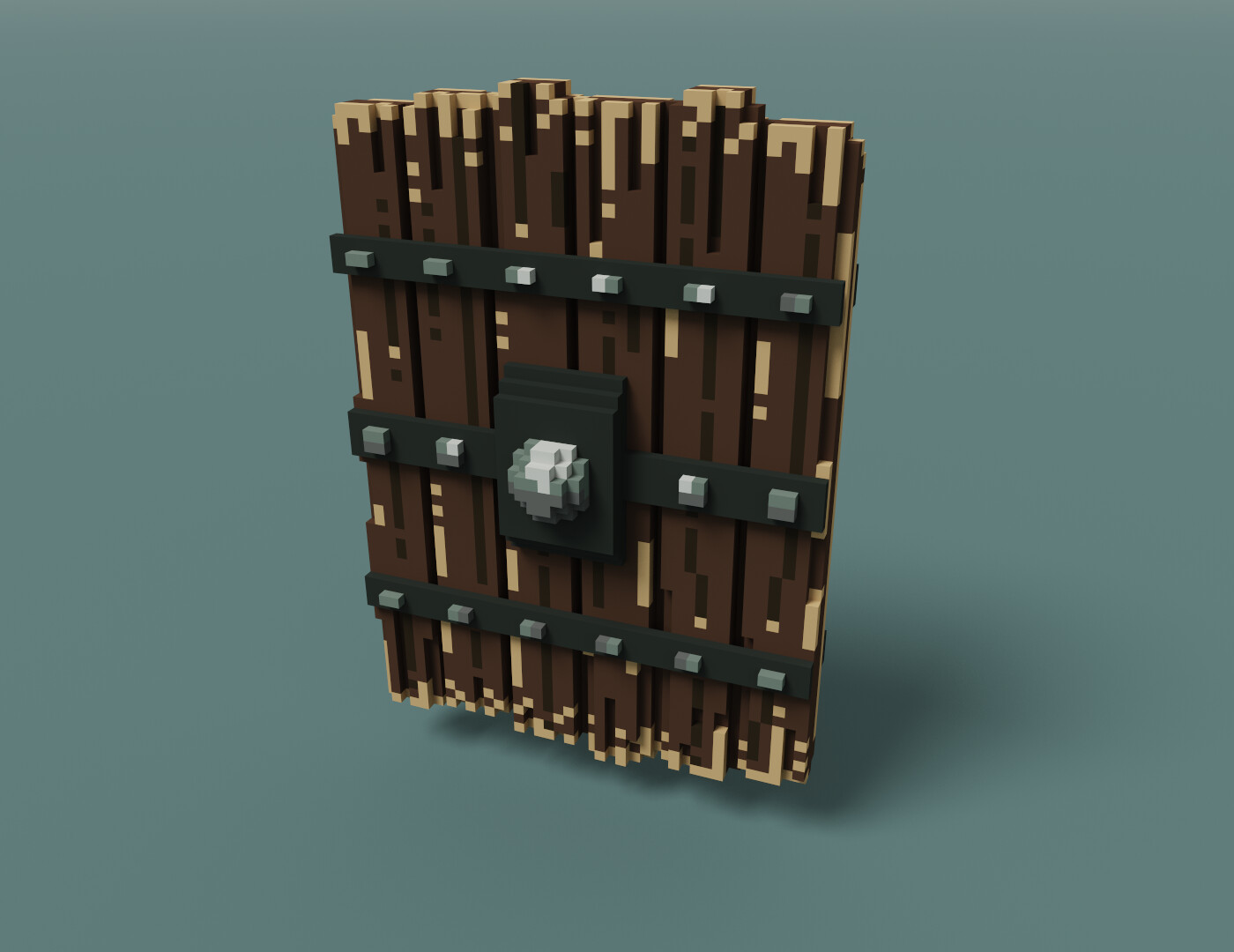 ArtStation - Wooden shield