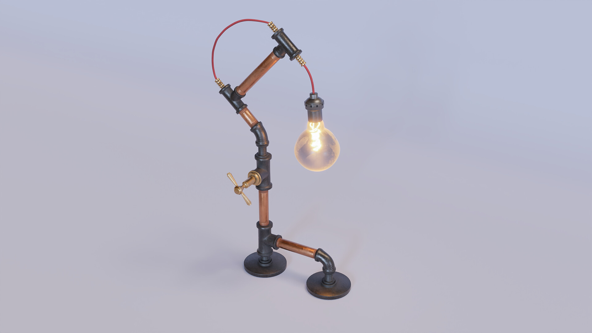 ArtStation - Pipe Lamp