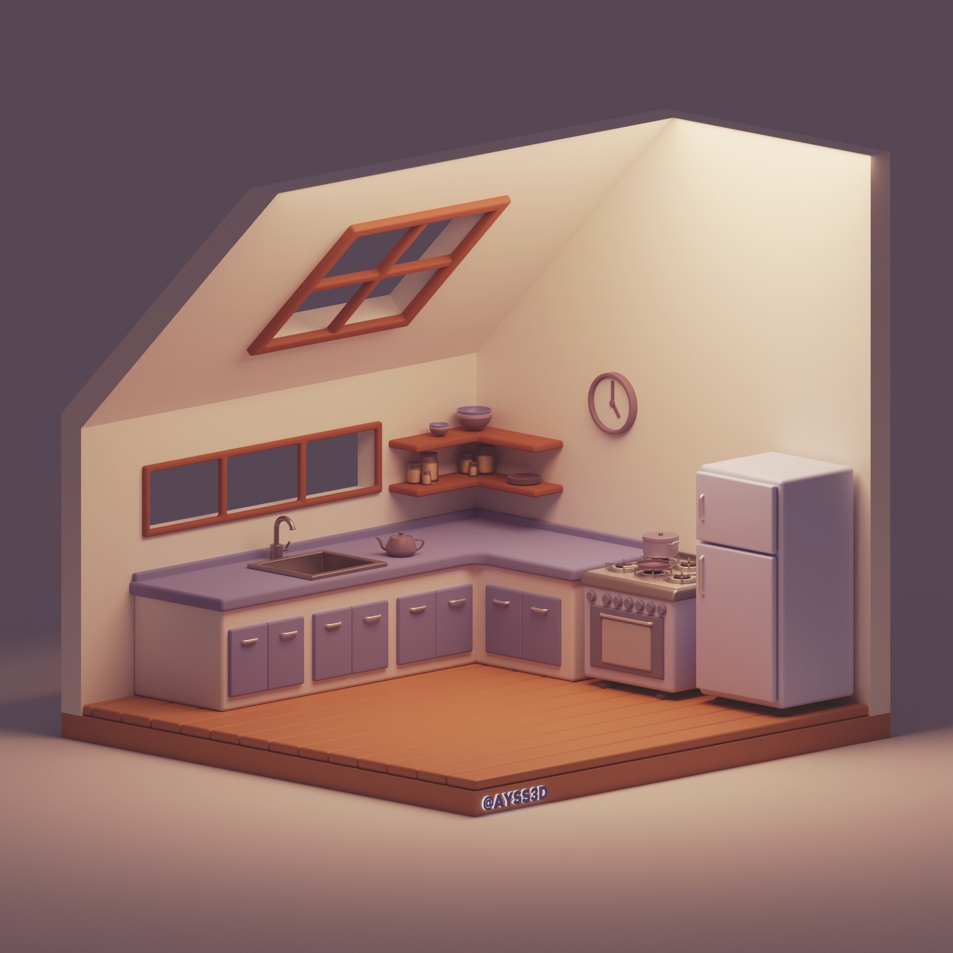 ArtStation - Cozy Kitchen