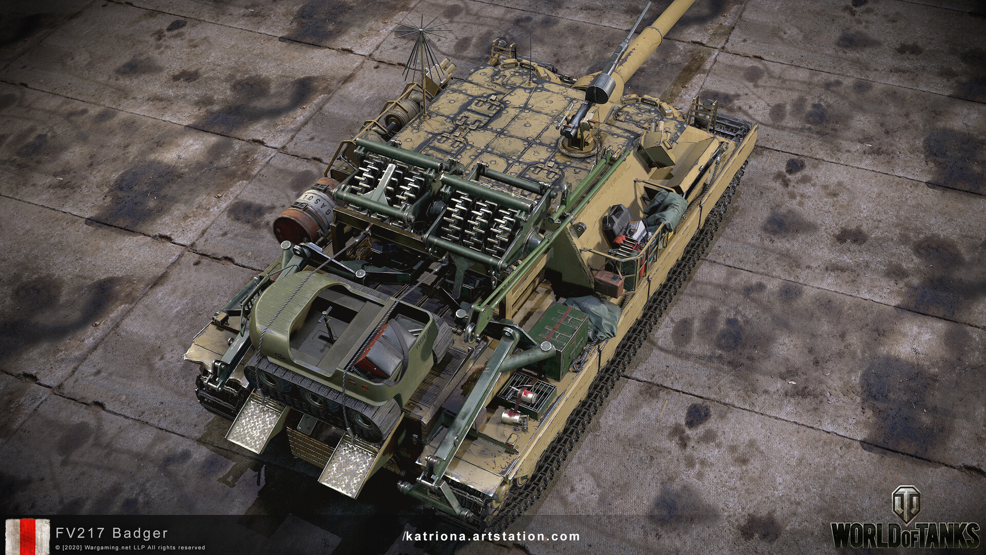 Katerina Rogutovich - 3D style for FV217 Badger.