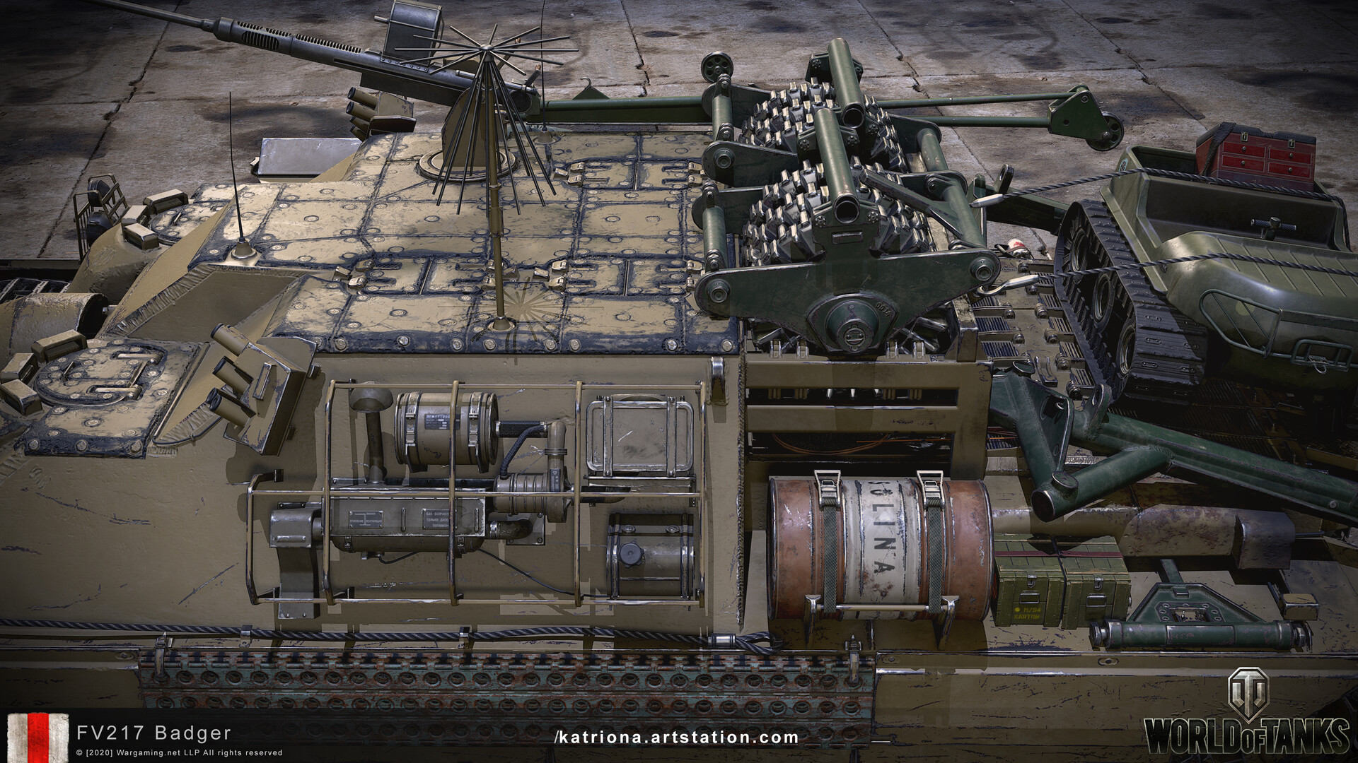 Katerina Rogutovich - 3D style for FV217 Badger.