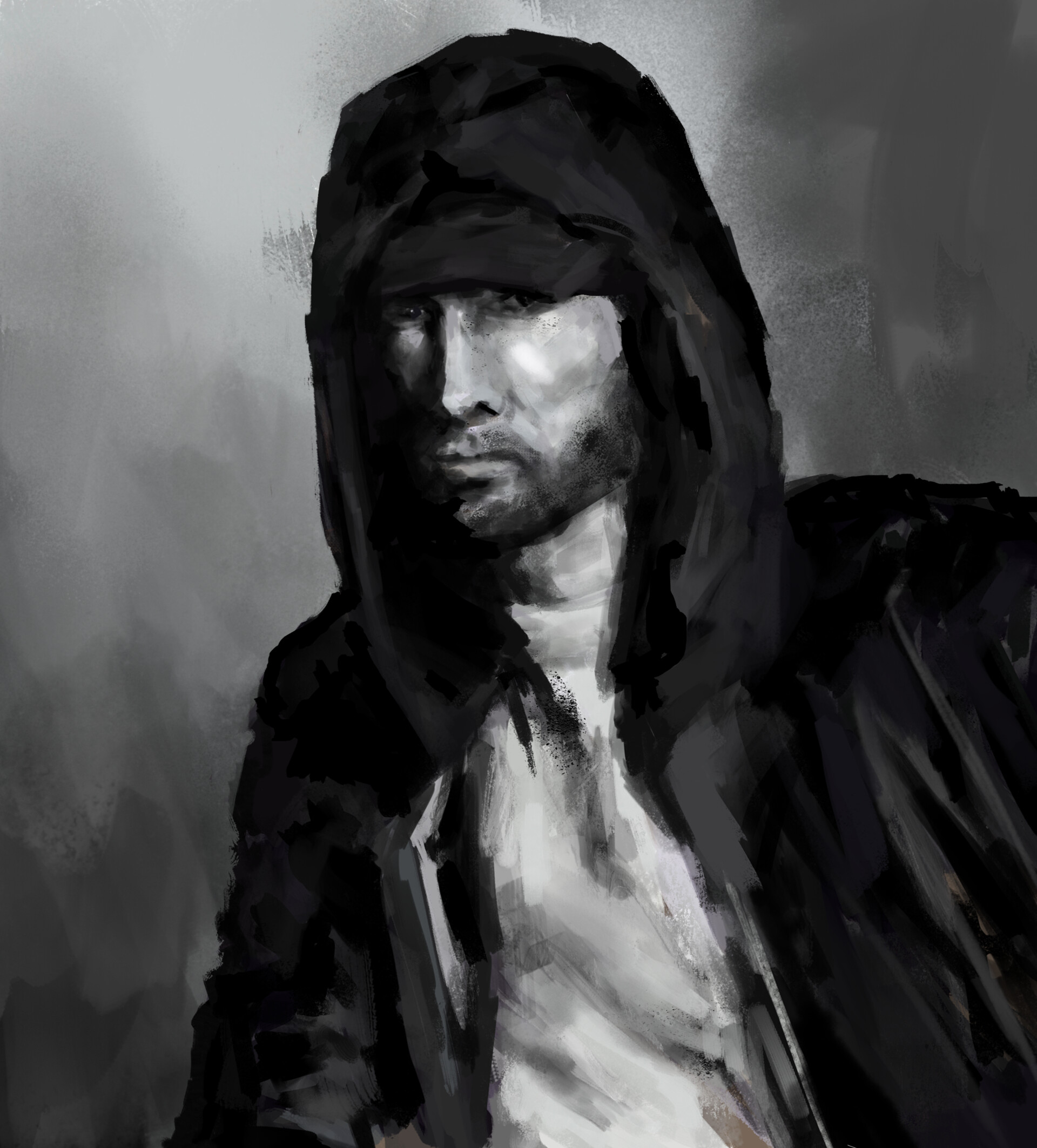 ArtStation - Eminem portrait