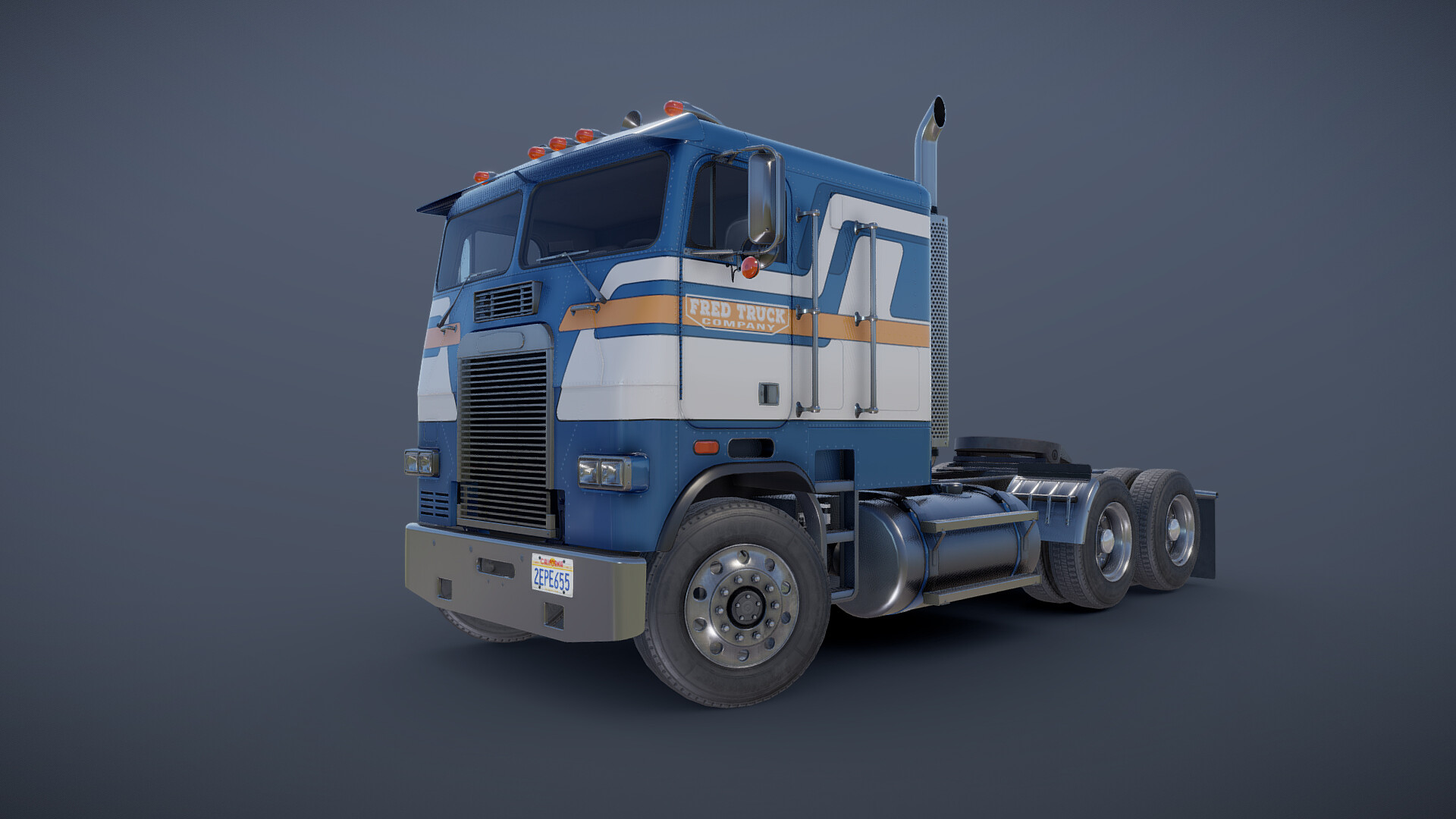 ArtStation - Freightliner FLT 1987