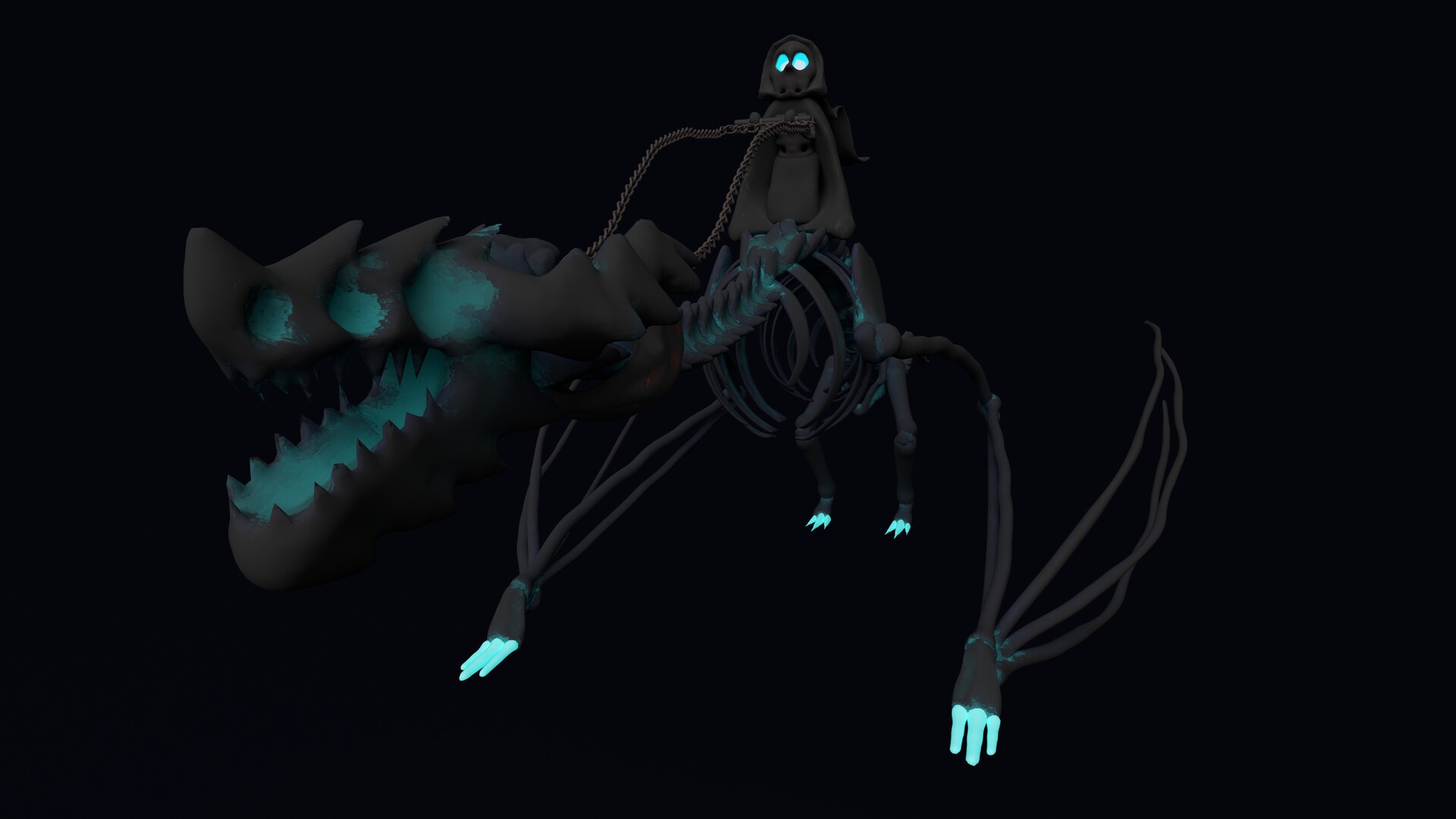 ArtStation - Spectral Dragon Rider