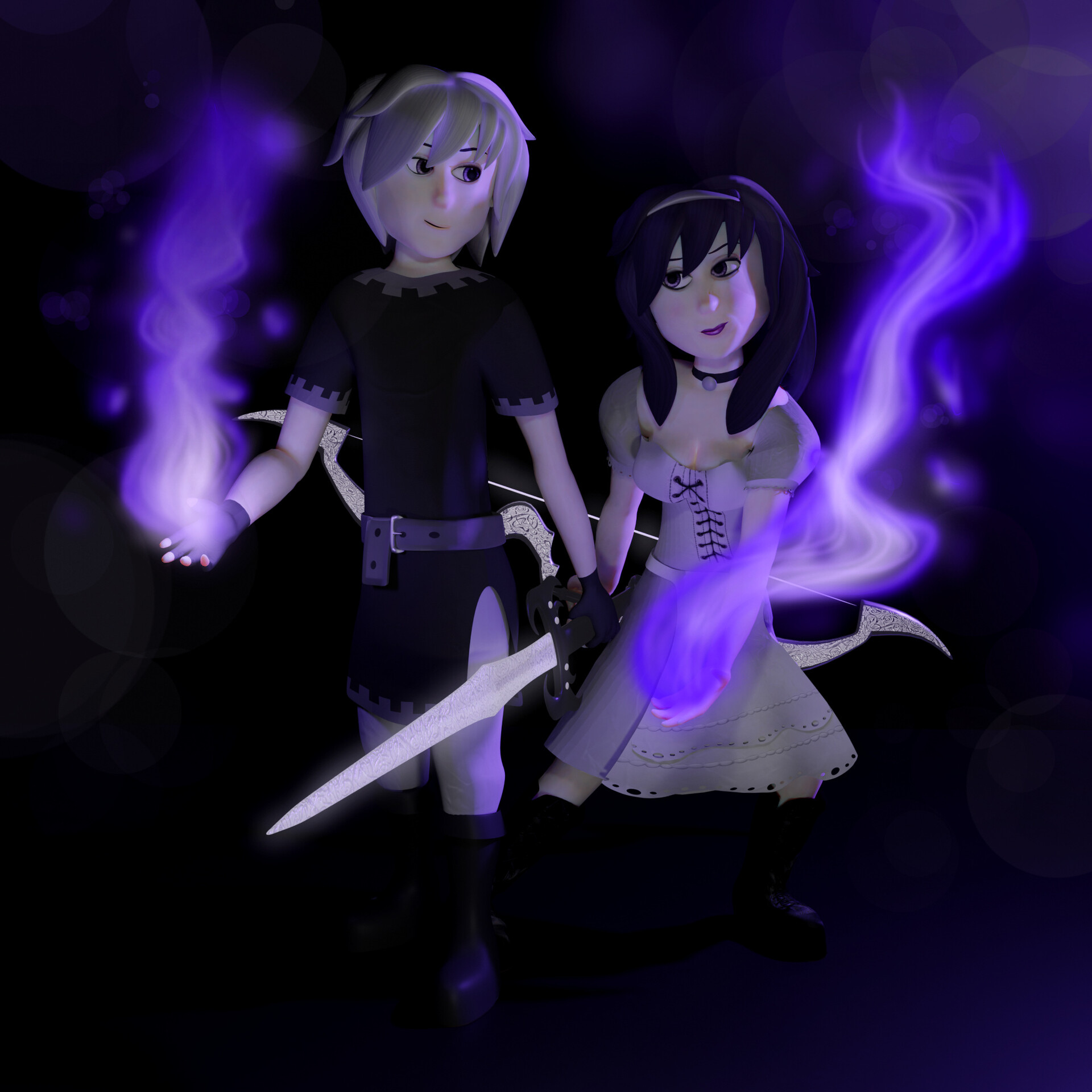 ArtStation - Magic Siblings