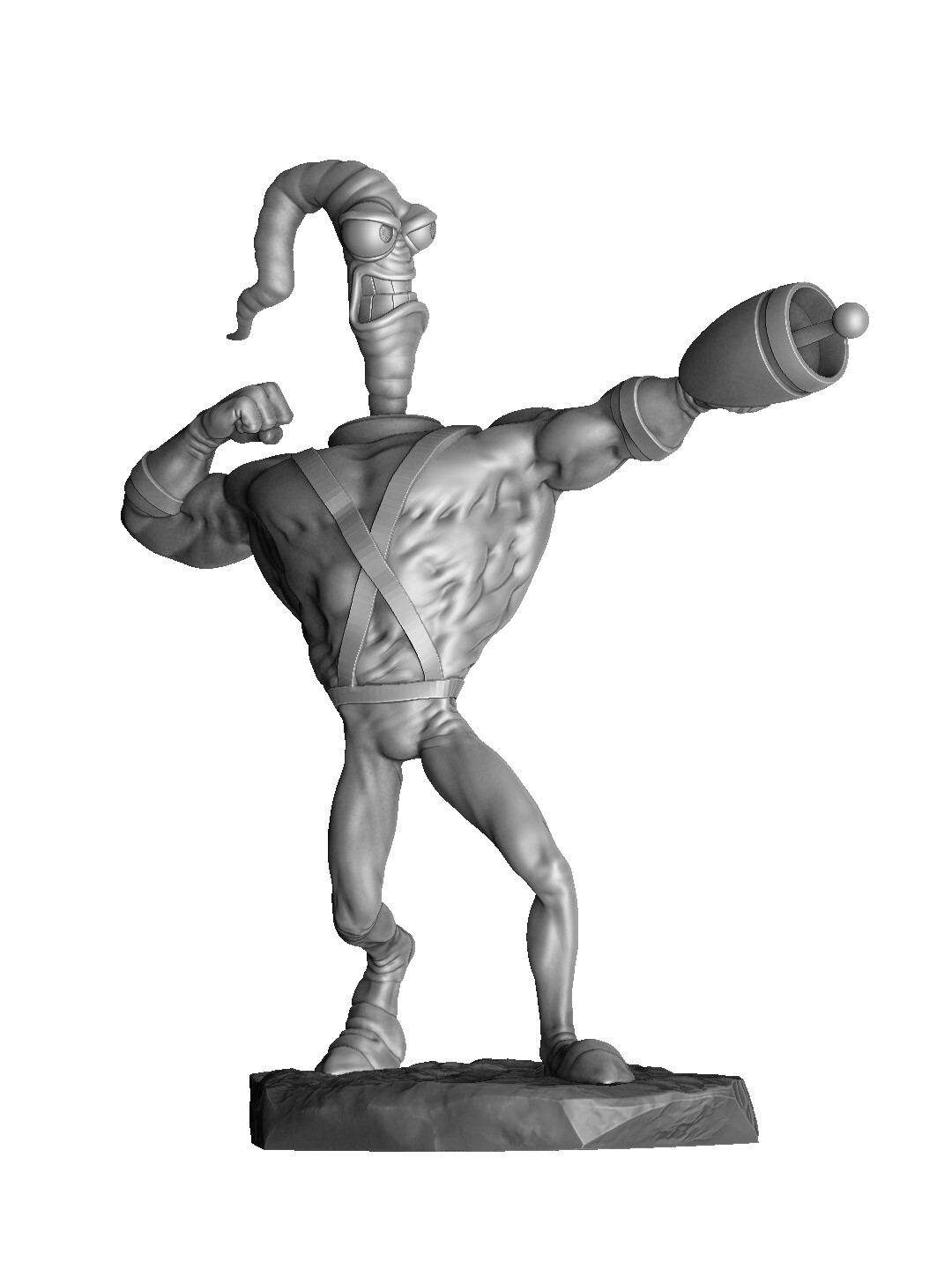 Юрий Матвеев - Earthworm Jim STL 3D printable