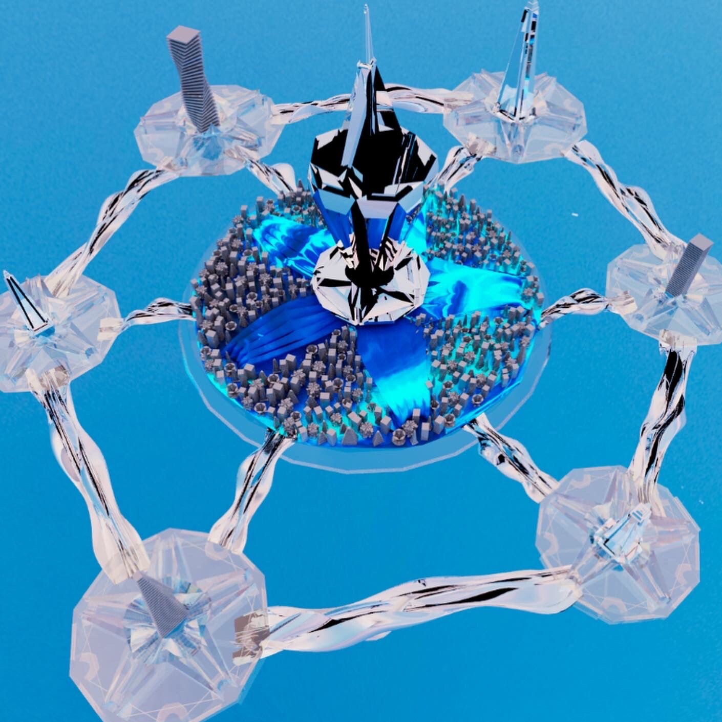 ArtStation - Blue utopia