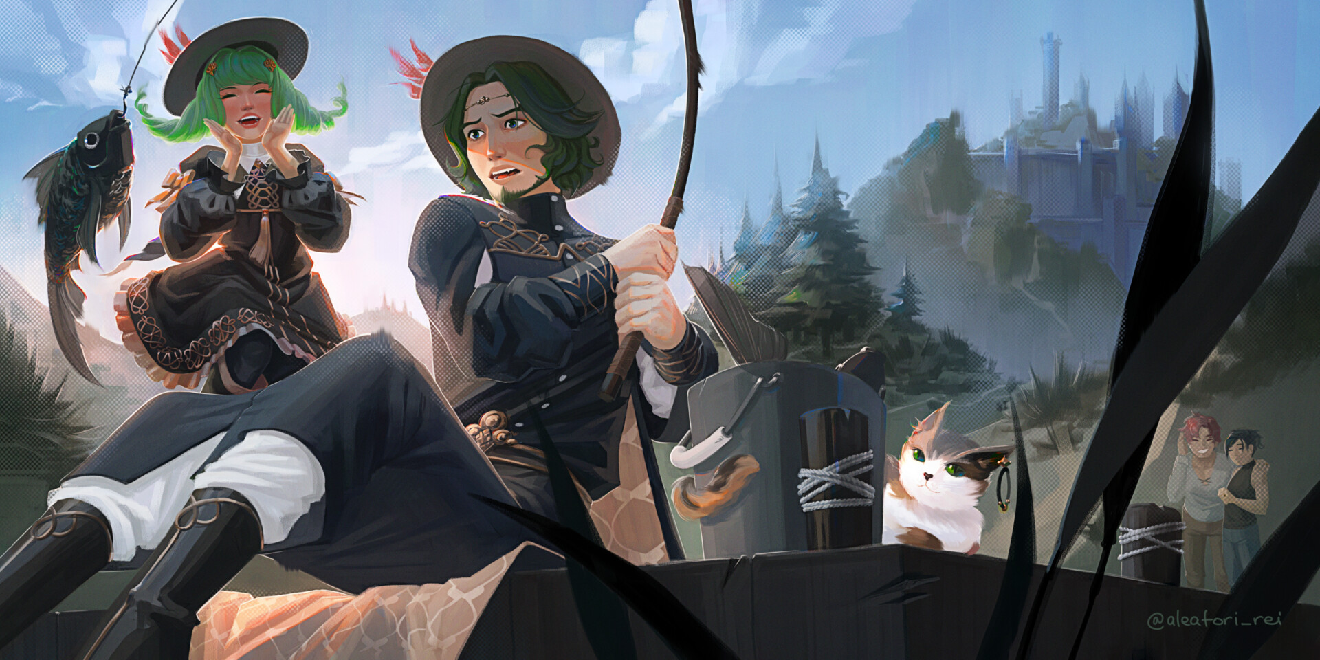 ArtStation - Seteth and Flayn