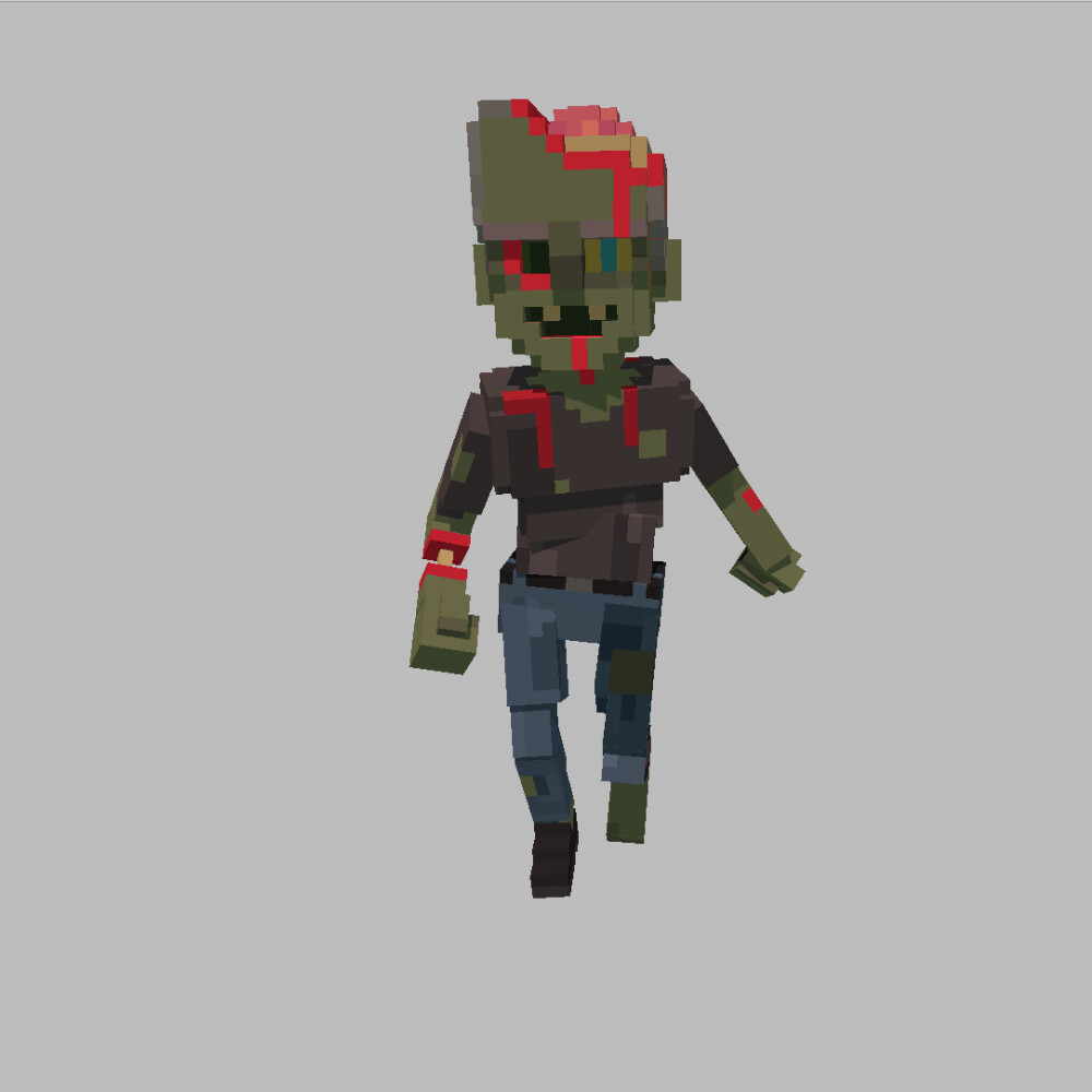 ArtStation - Voxel zombie