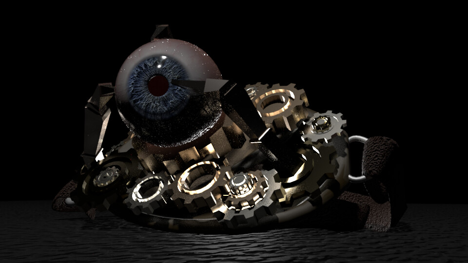 ArtStation - Futuristic Eye Patch (Maya 2020)