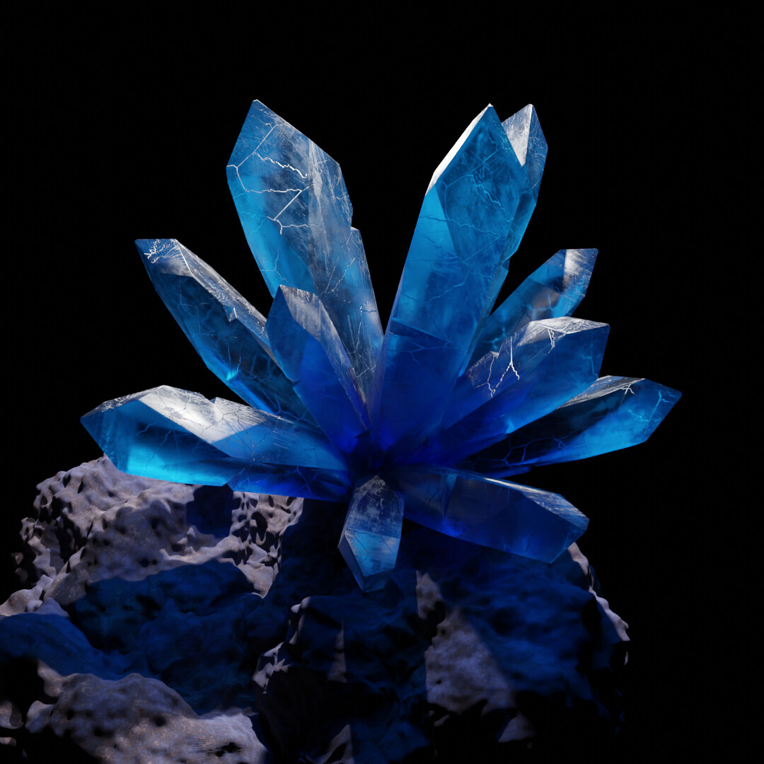 ArtStation - Blue Crystal
