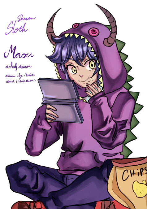 ArtStation - Maou (Demon of Sloth)