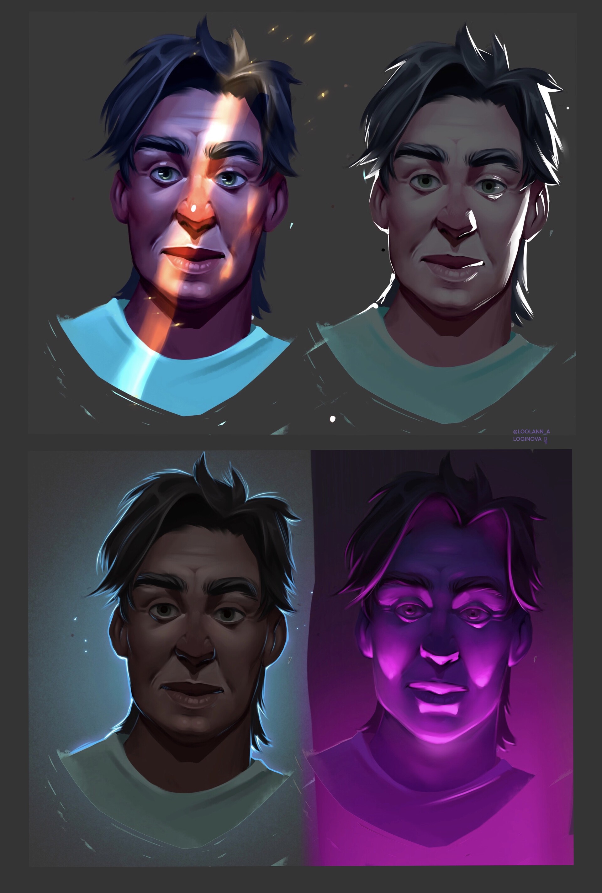 ArtStation - work with lighting