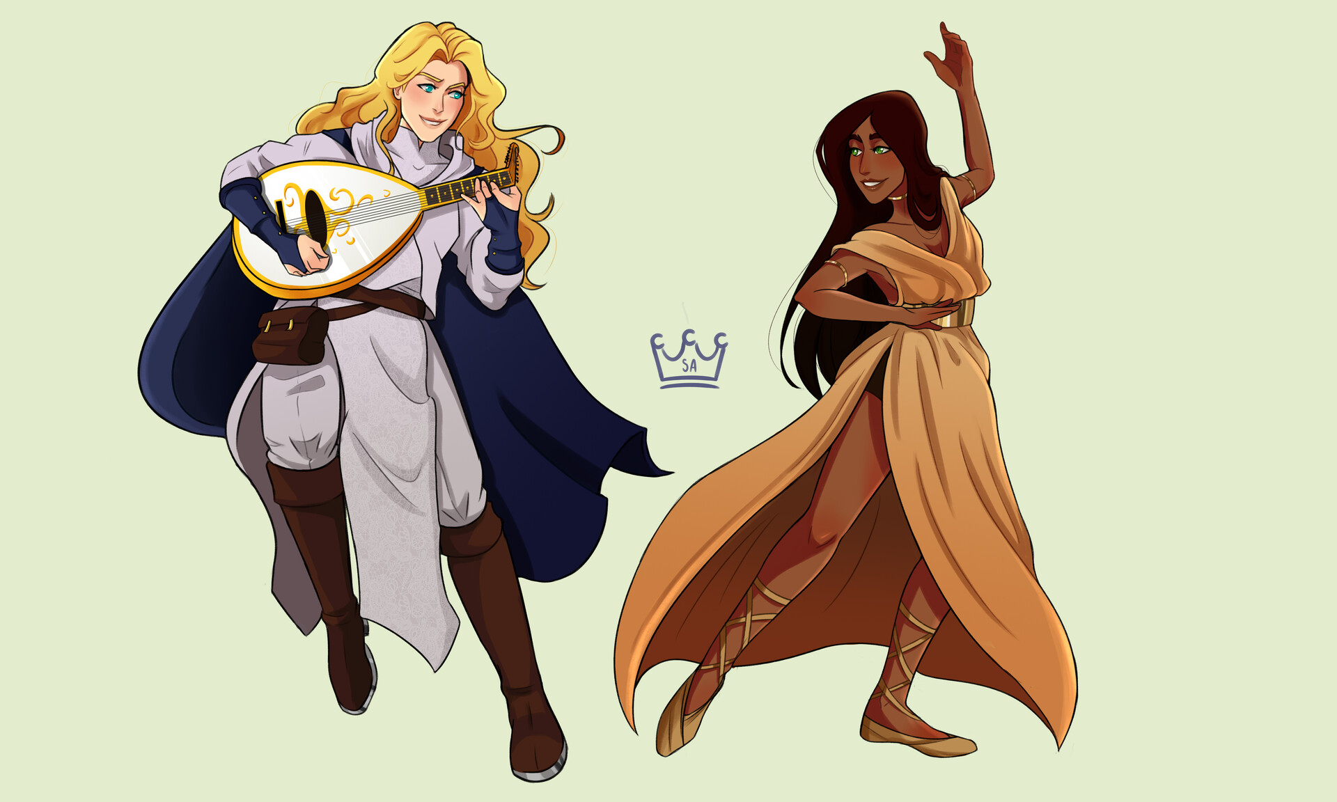 ArtStation - DnD Couple