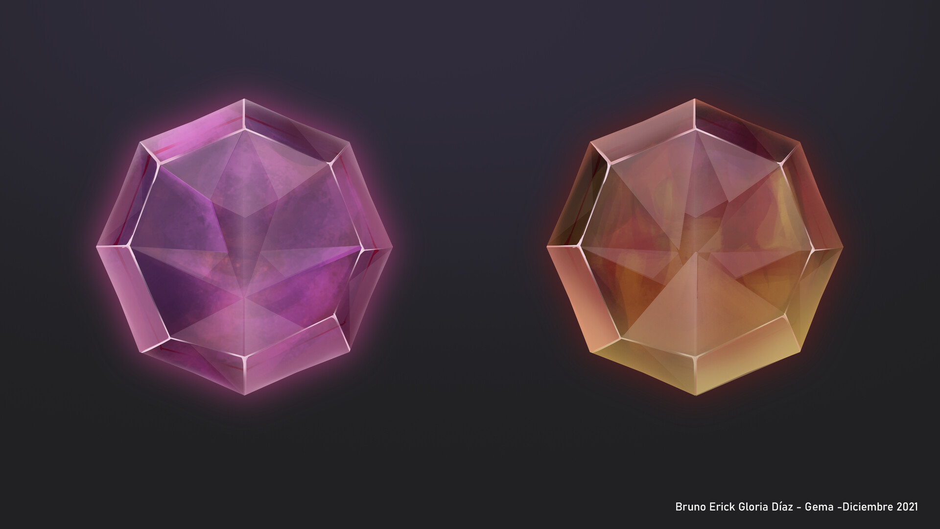 ArtStation - Gems-study