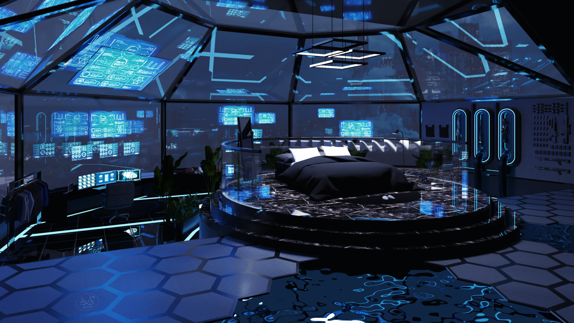 ArtStation - Hacker's Mansion