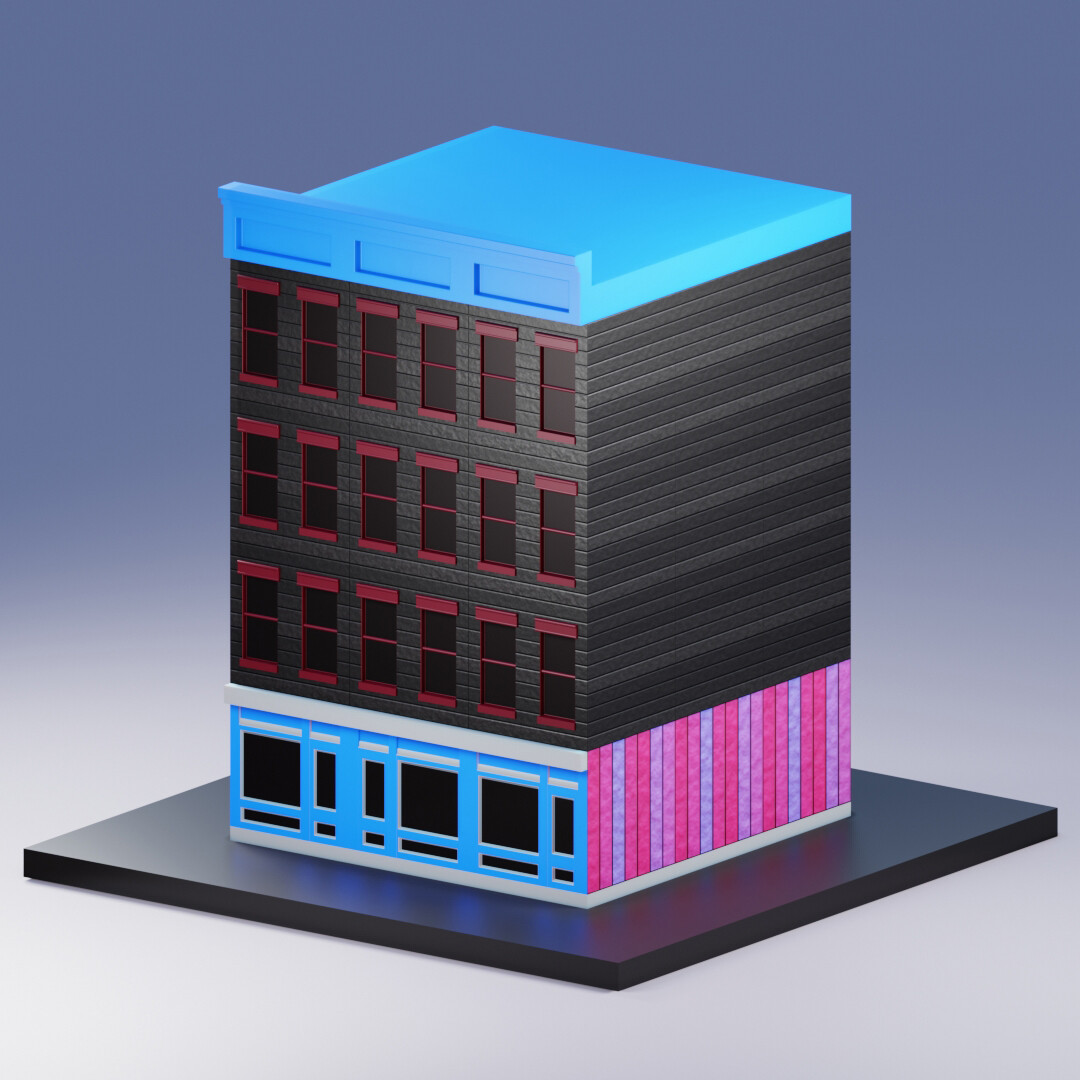 ArtStation - Procedural 3D Bar