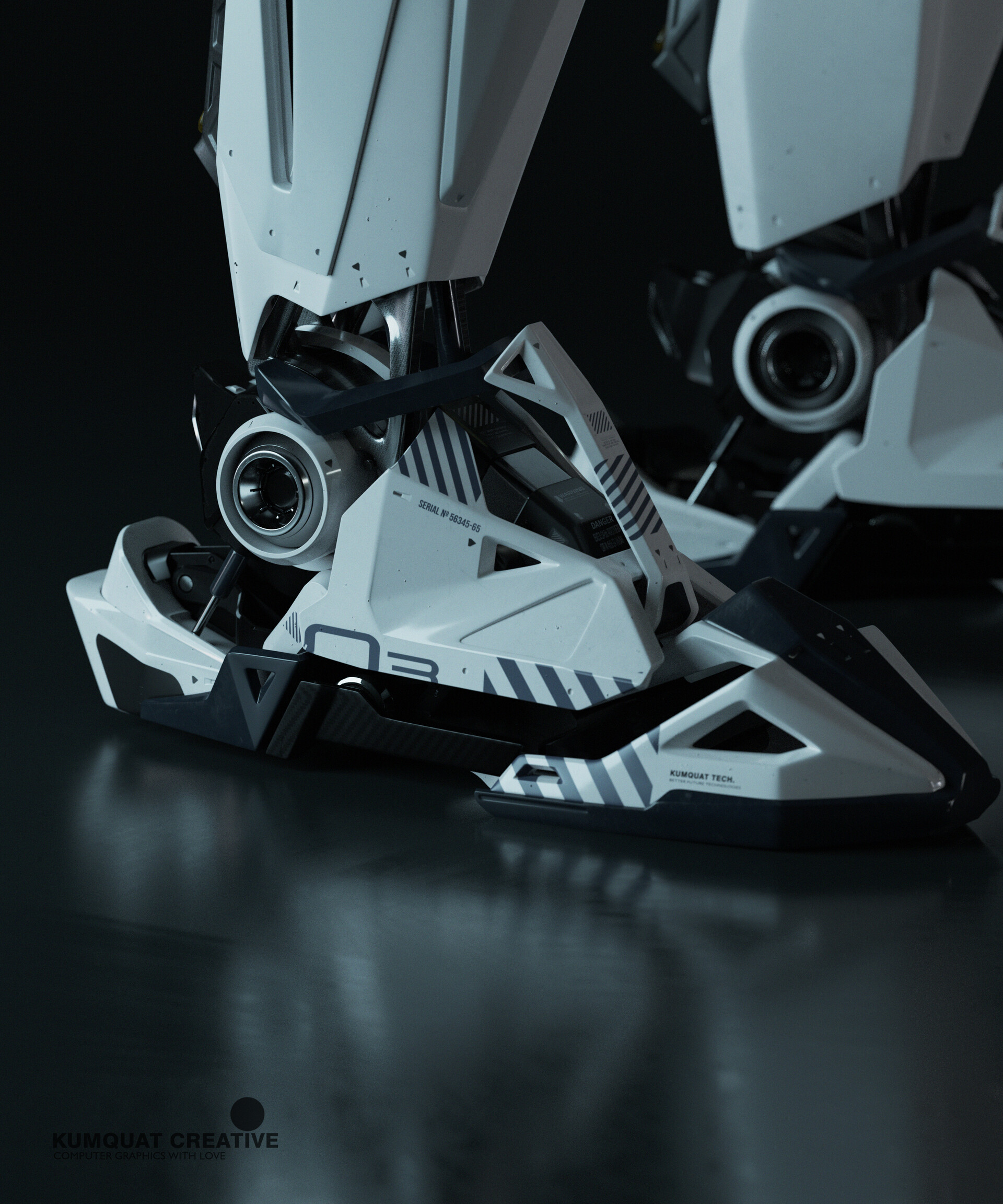 Mrthidn - Kumquat Creative - Robot leg concept