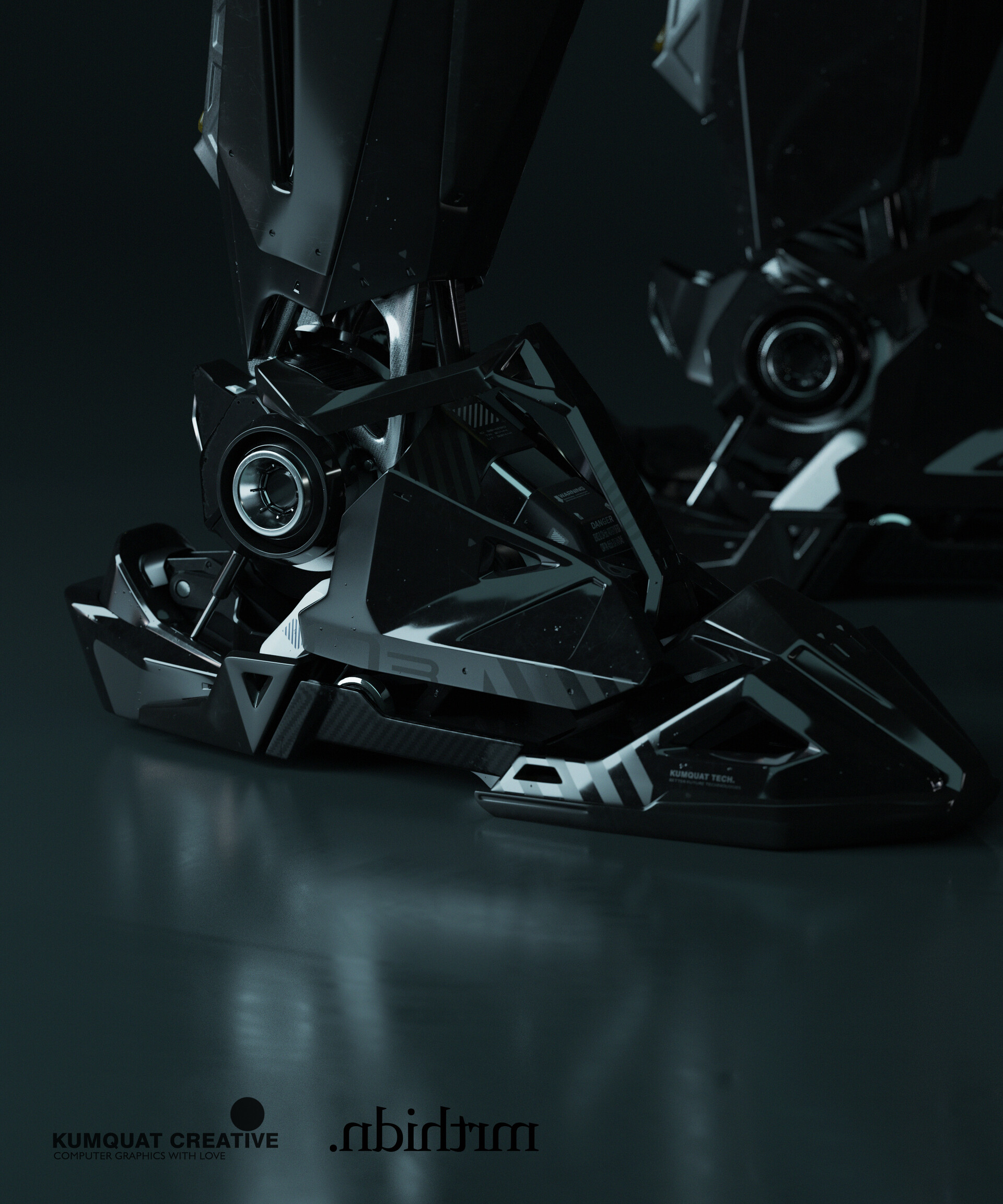 Mrthidn - Kumquat Creative - Robot leg concept