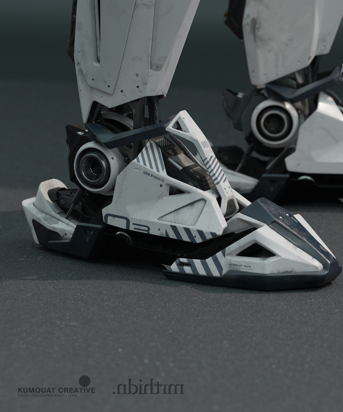 Mrthidn - Kumquat Creative - Robot leg concept