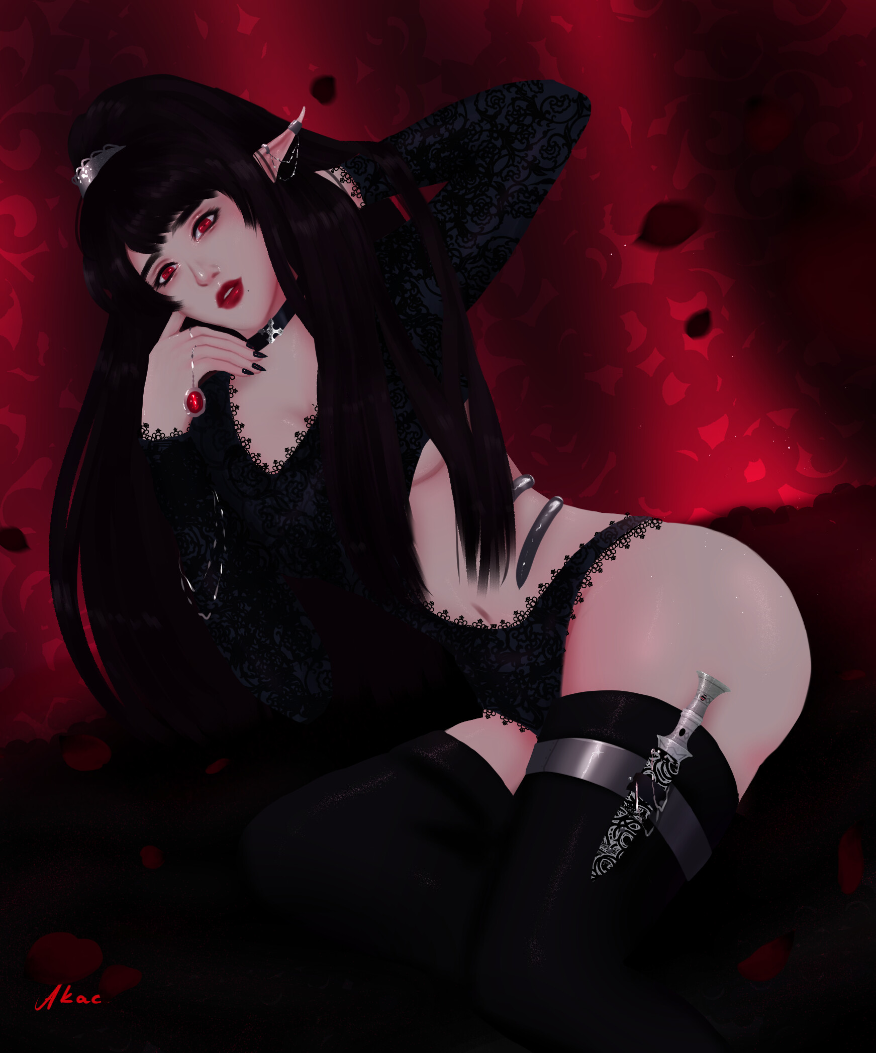 ArtStation - Random thicc elf girl