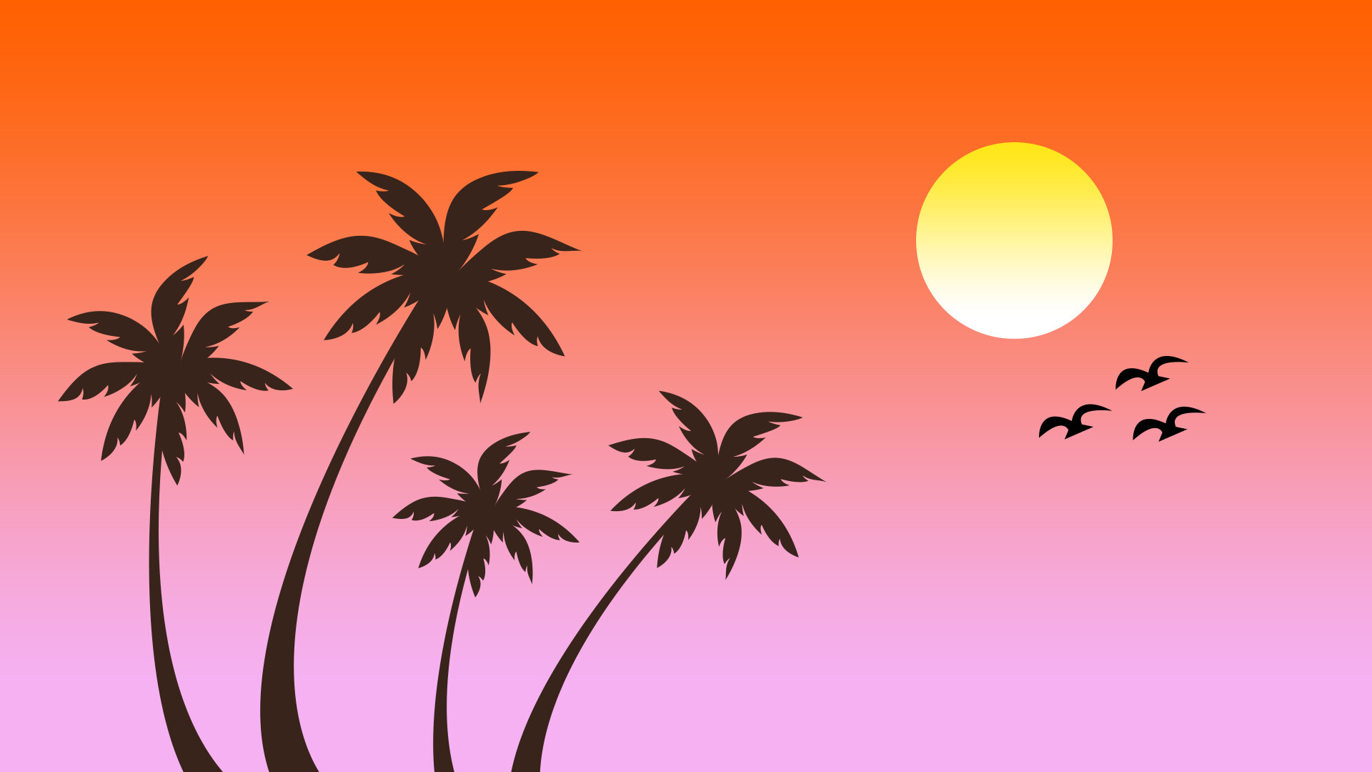 ArtStation - SUNSET ILLUSTRATION