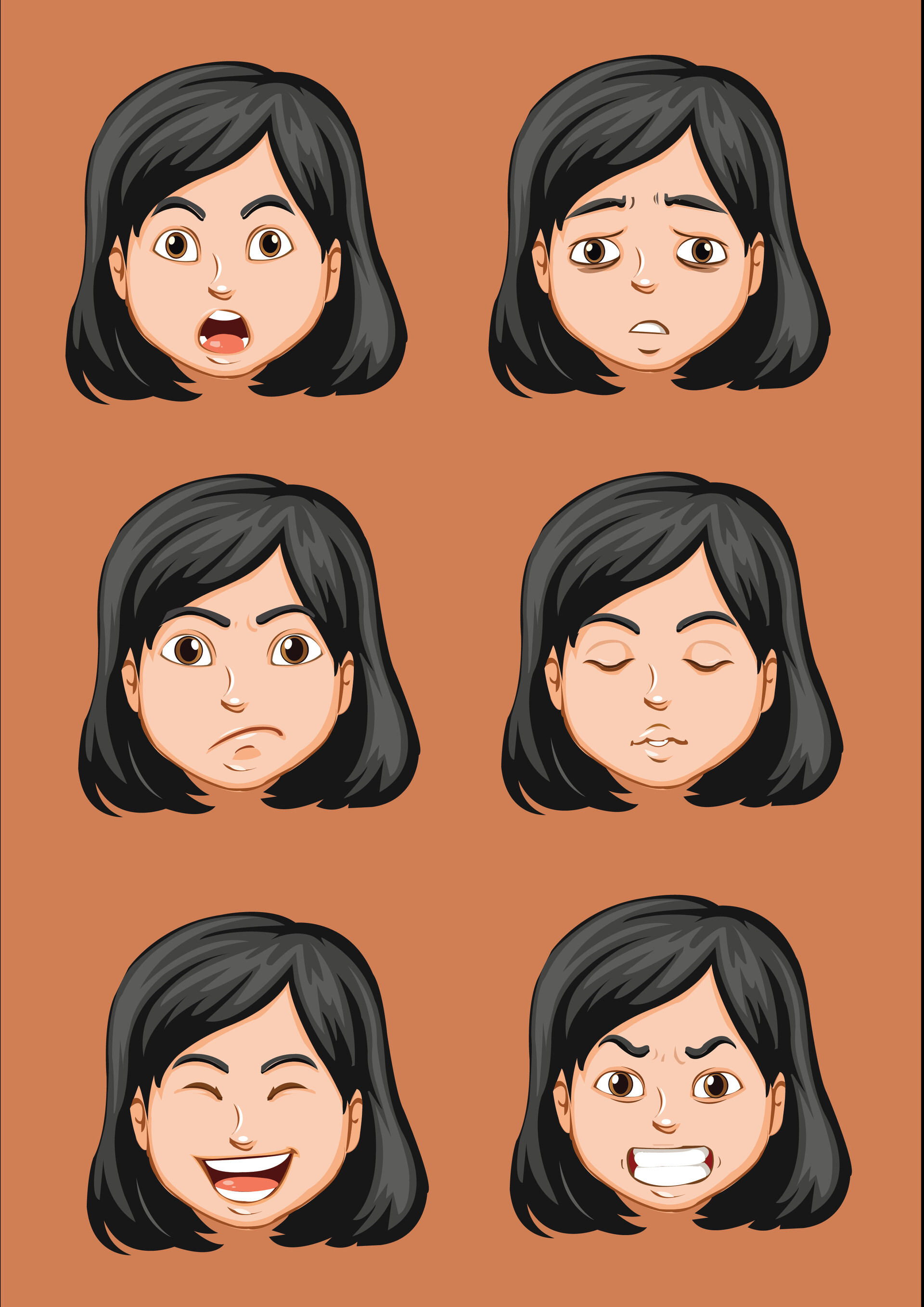 ArtStation - expression illustration