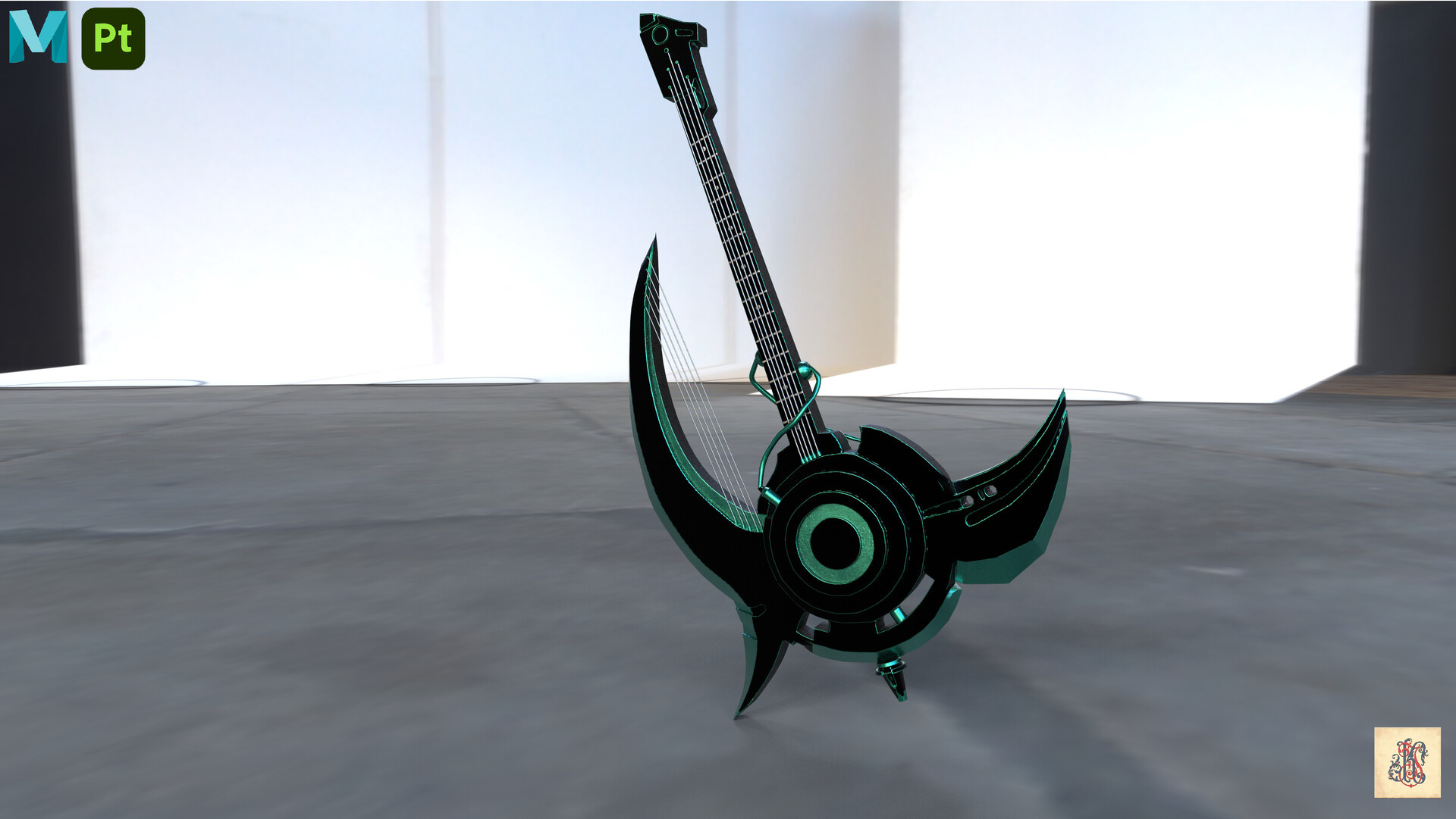 ArtStation - Guitar weapon