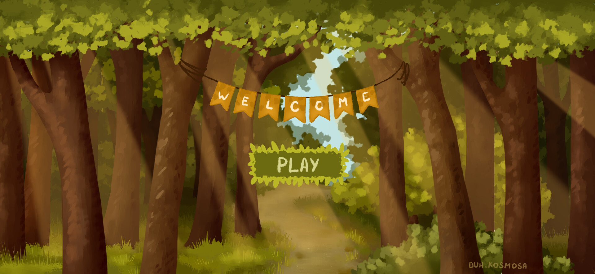 ArtStation - Beginning of forest game