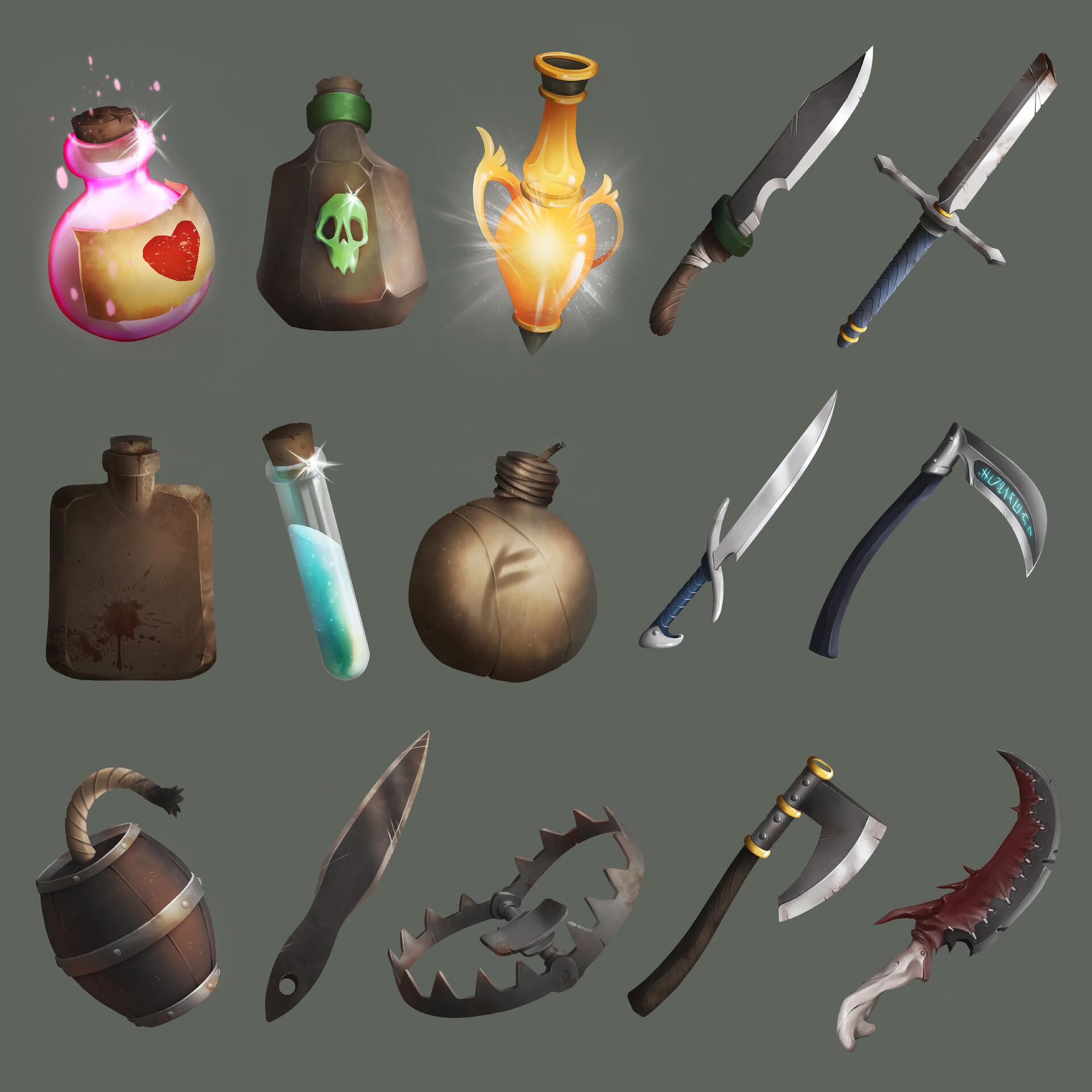 ArtStation - Board Game Props