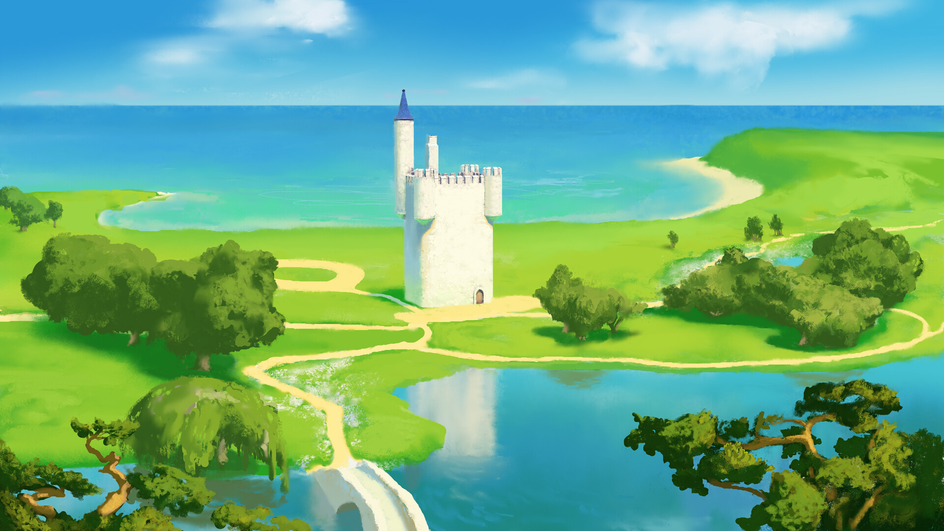 ArtStation - White castle