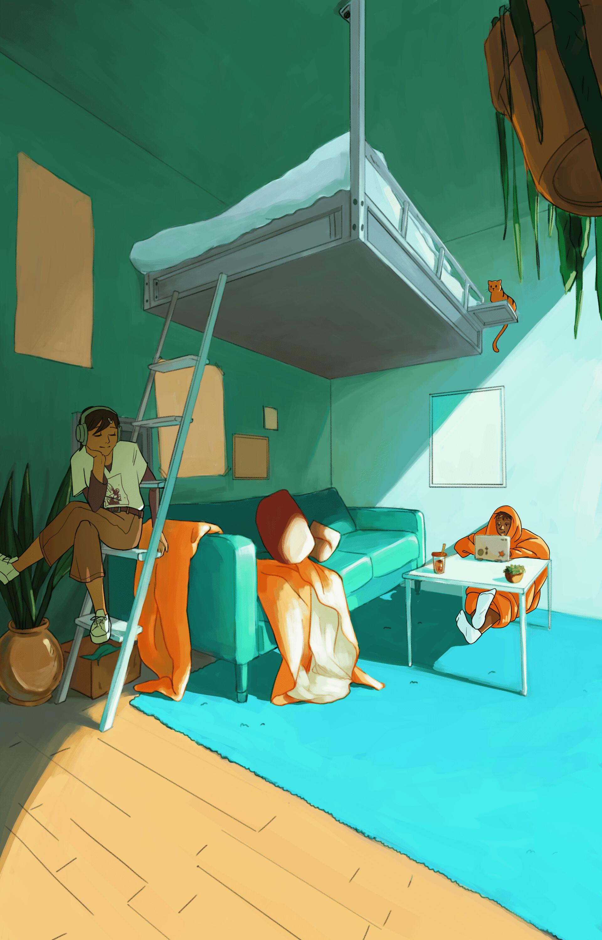 ArtStation - Chilled Afternoon Loop