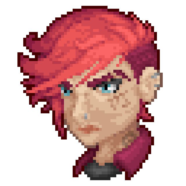 David Sáez - Arcane Vi Pixel Art Sticker