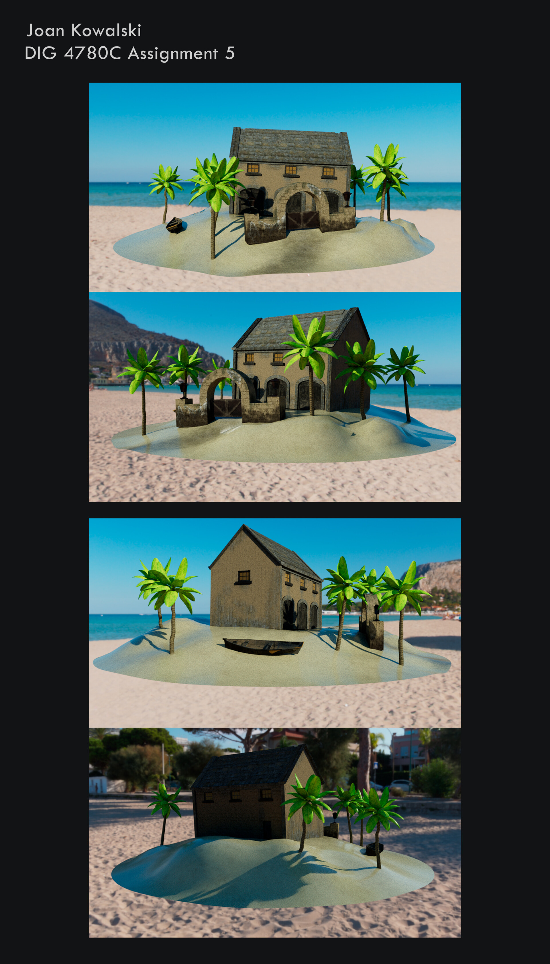 ArtStation - Island 3D Model