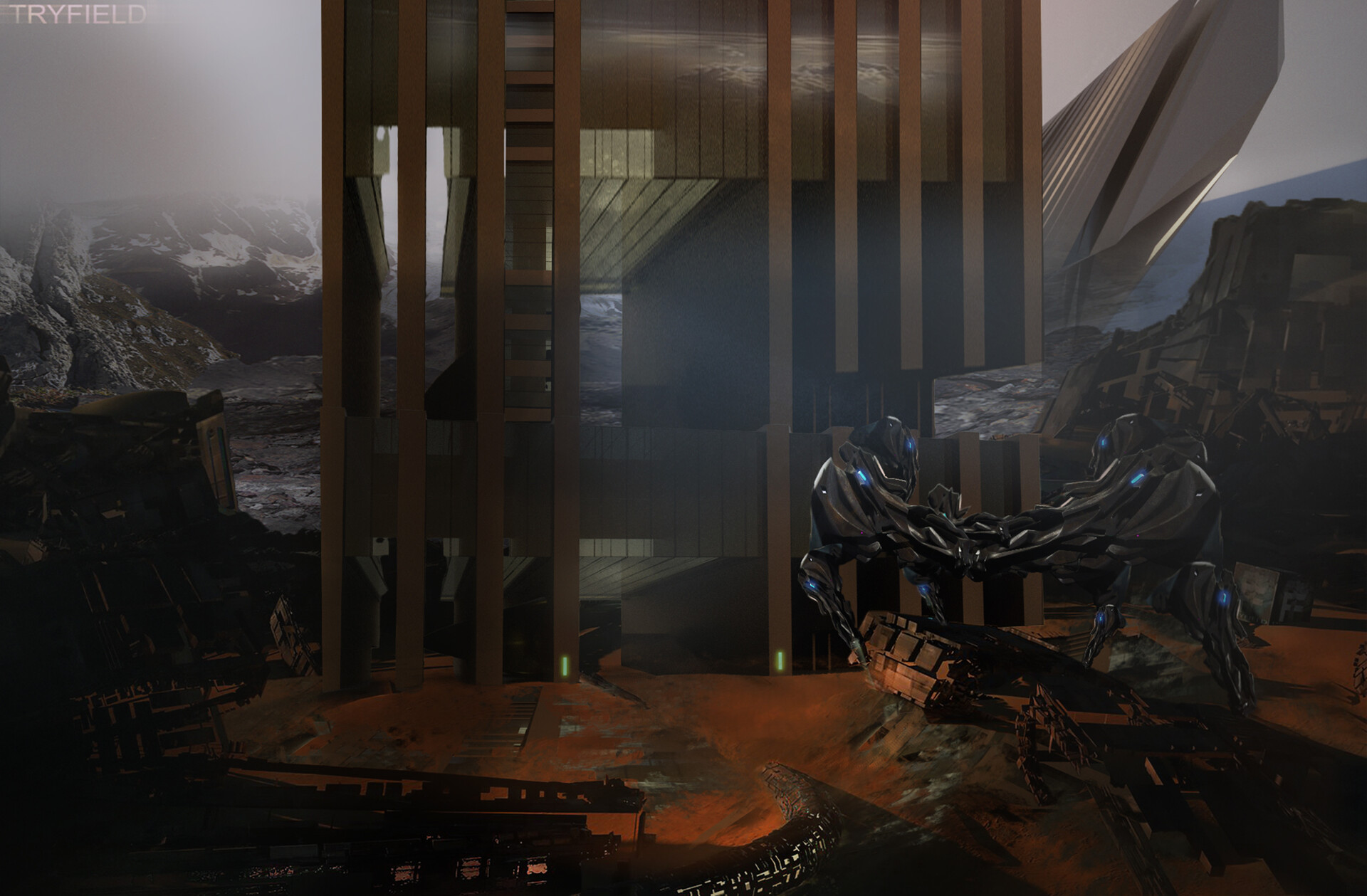 ArtStation - Disassemble robot